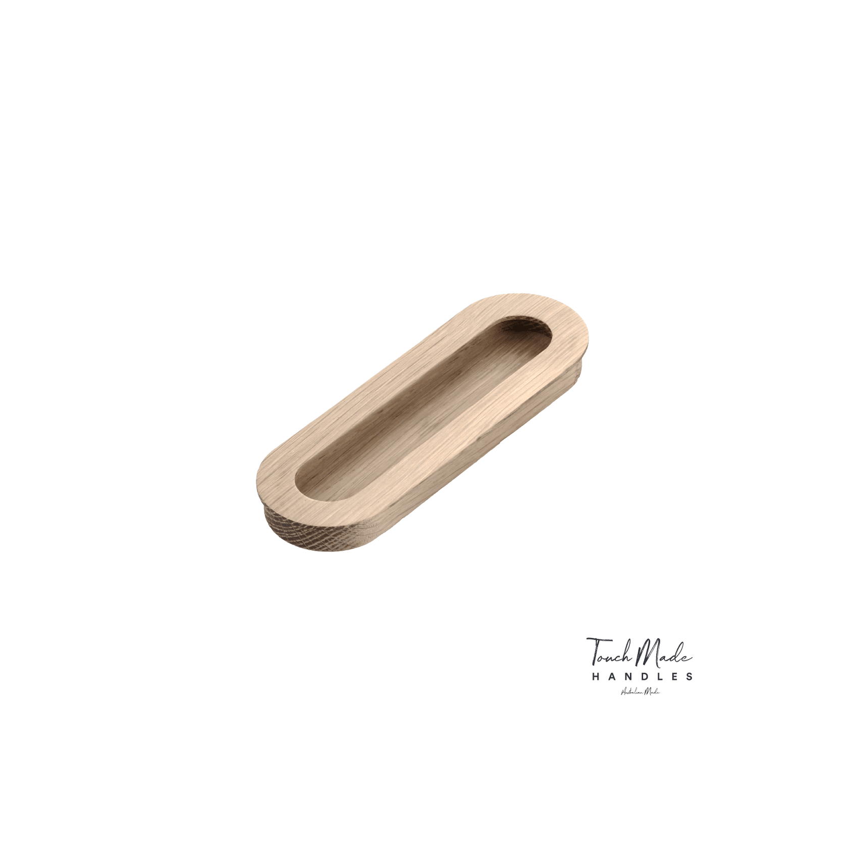 Cascade Recessed Oval Small Timber Handles | ArchiPro AU