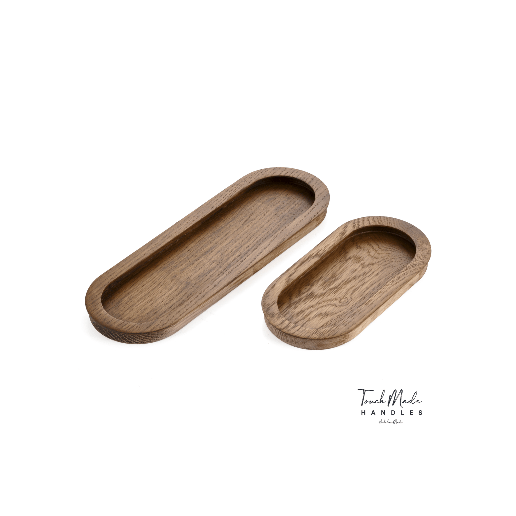 Cascade Recessed Oval Large Timber Handles | ArchiPro AU