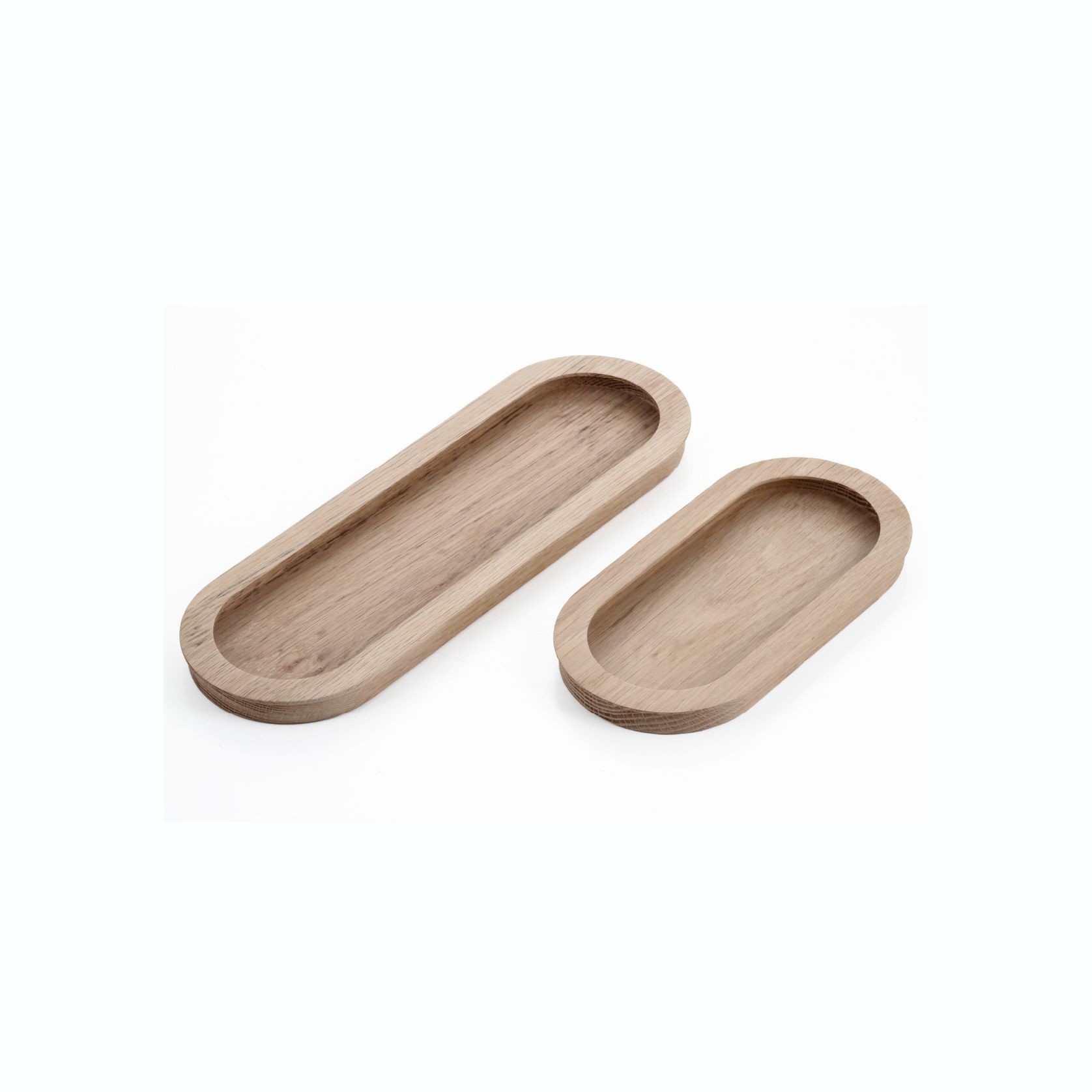 Cascade Recessed Oval Large Timber Handles | ArchiPro AU