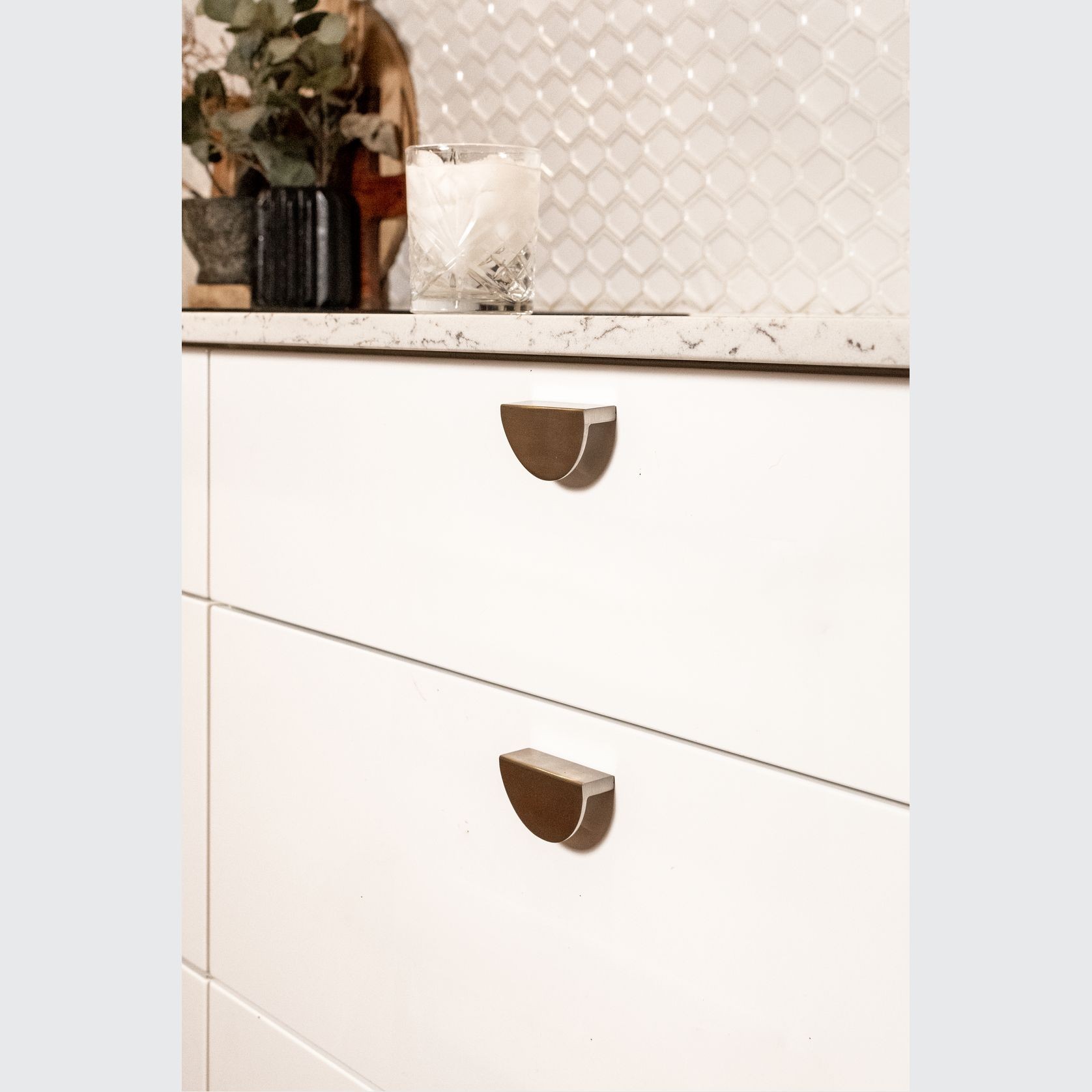 Krome Half Moon Handles | ArchiPro AU