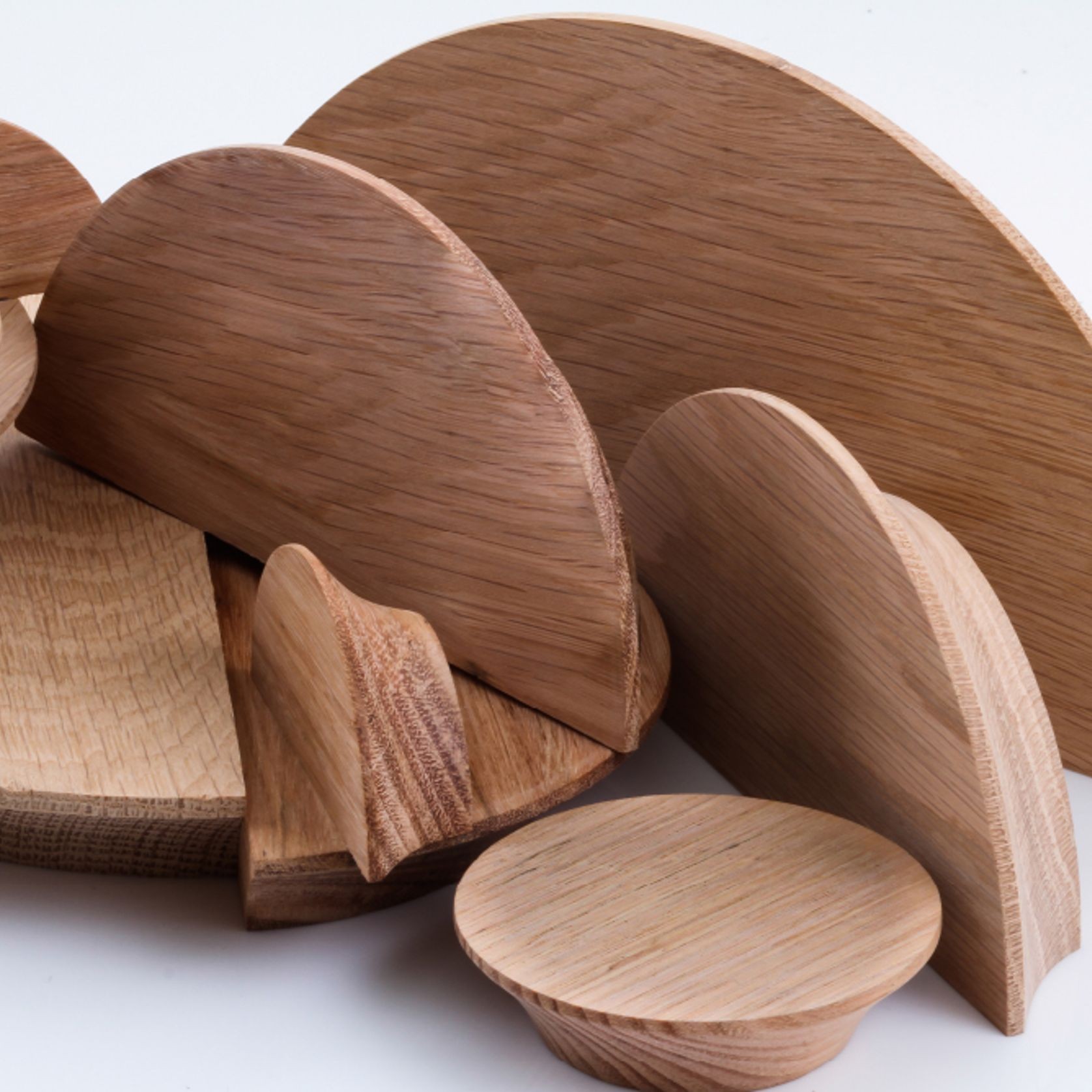 Hand Crafted Timber Half Moon Handles | ArchiPro AU