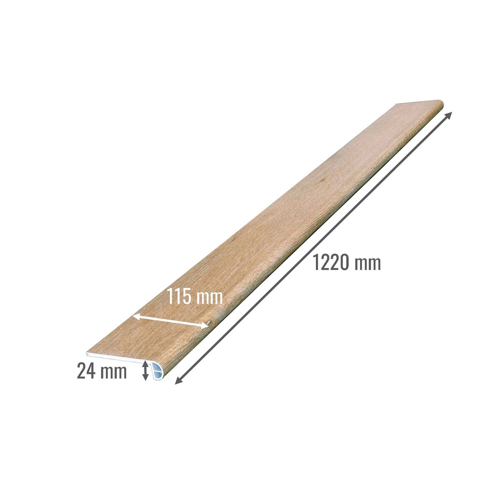 DECKO SPC Hybrid Flooring Step Edge | Moderno | ArchiPro AU