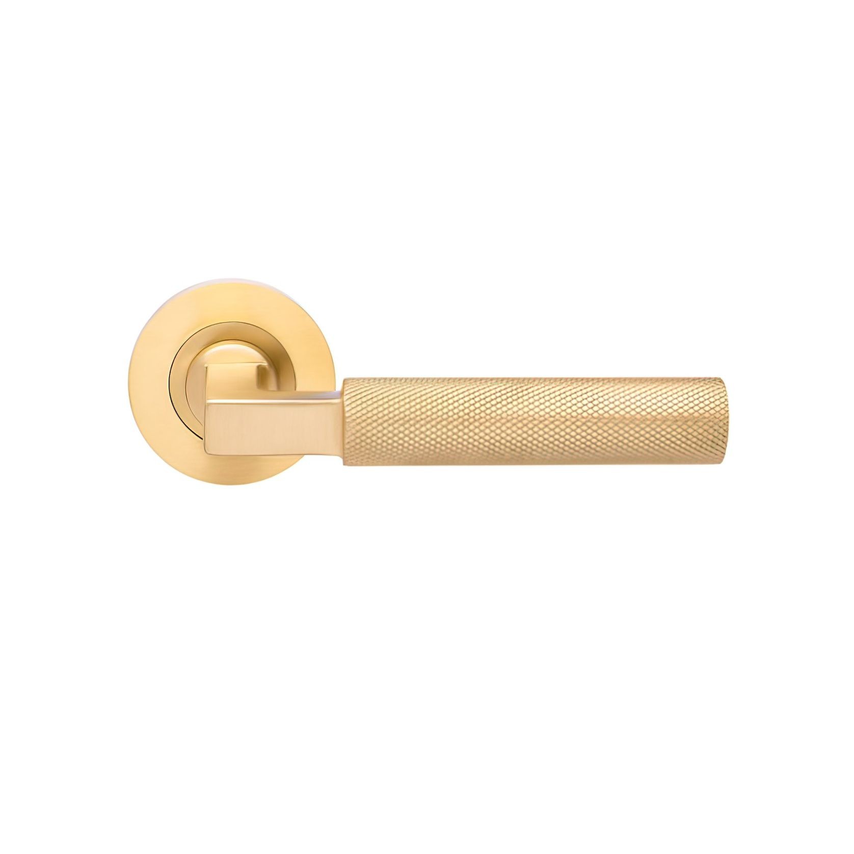 Zanda Zurich Door Handle Lever Set Satin Brass | ArchiPro AU
