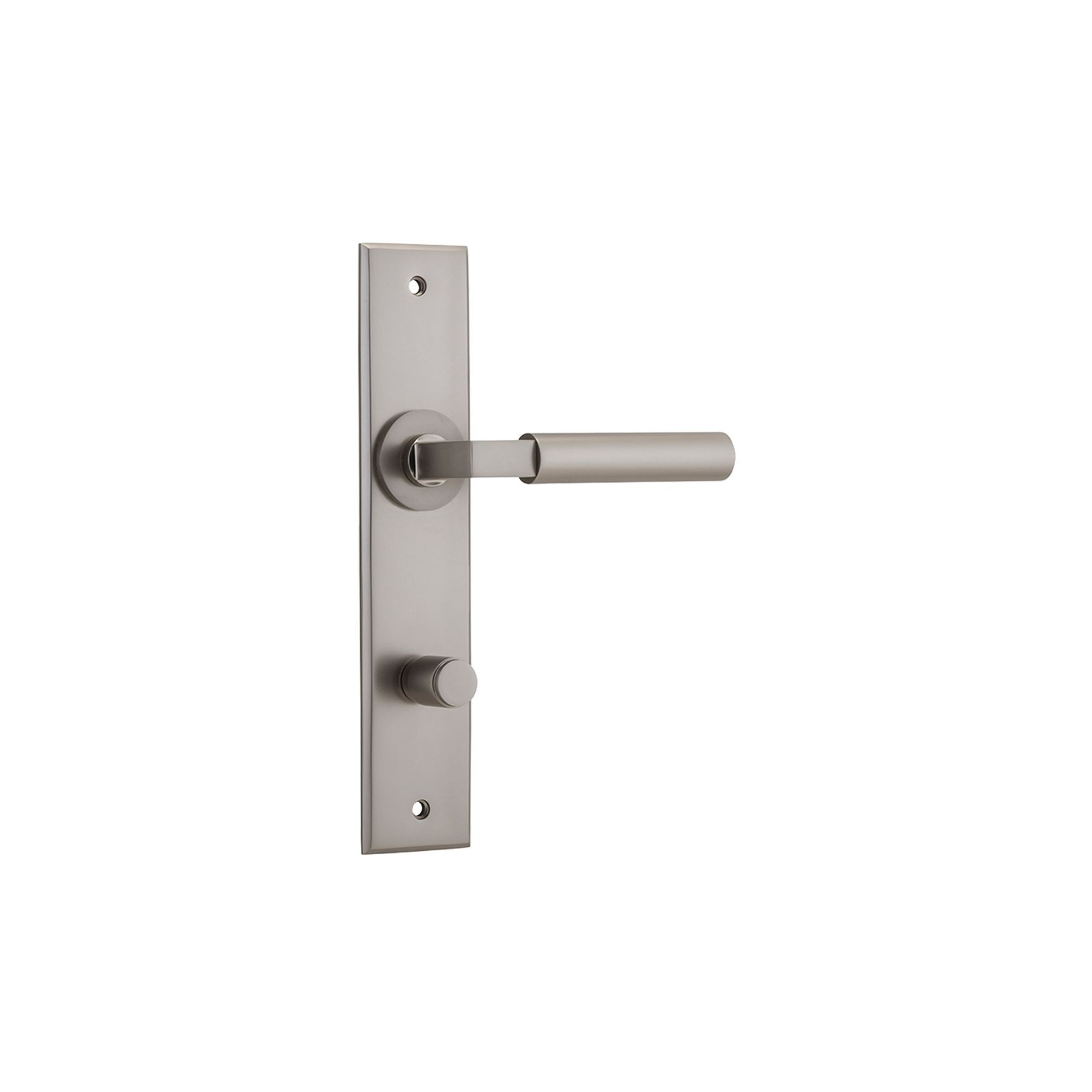 Iver Berlin Door Lever on Chamfered Backplate | ArchiPro AU