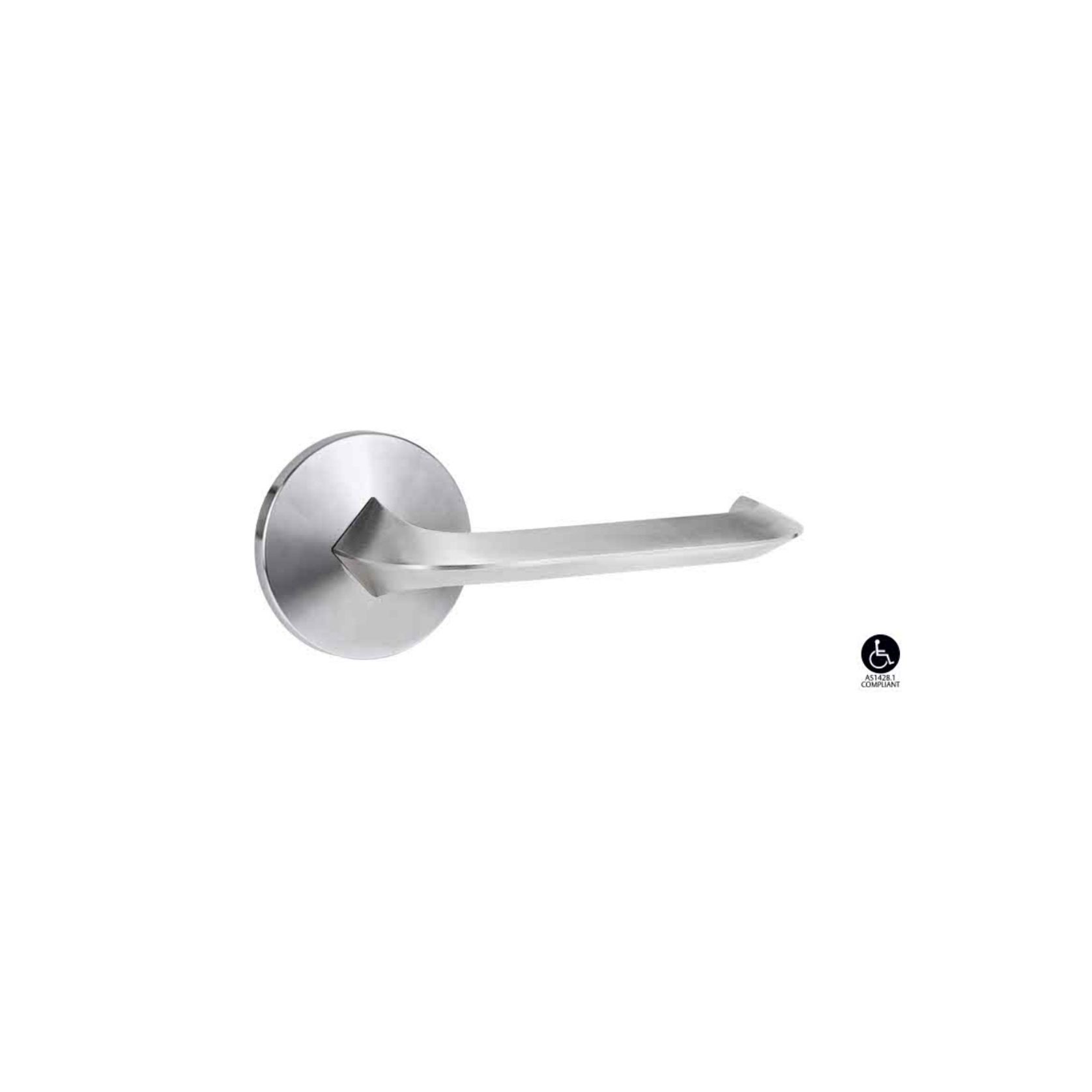 Lockwood 1360 Series Brass Round Rose Door Handles | ArchiPro AU
