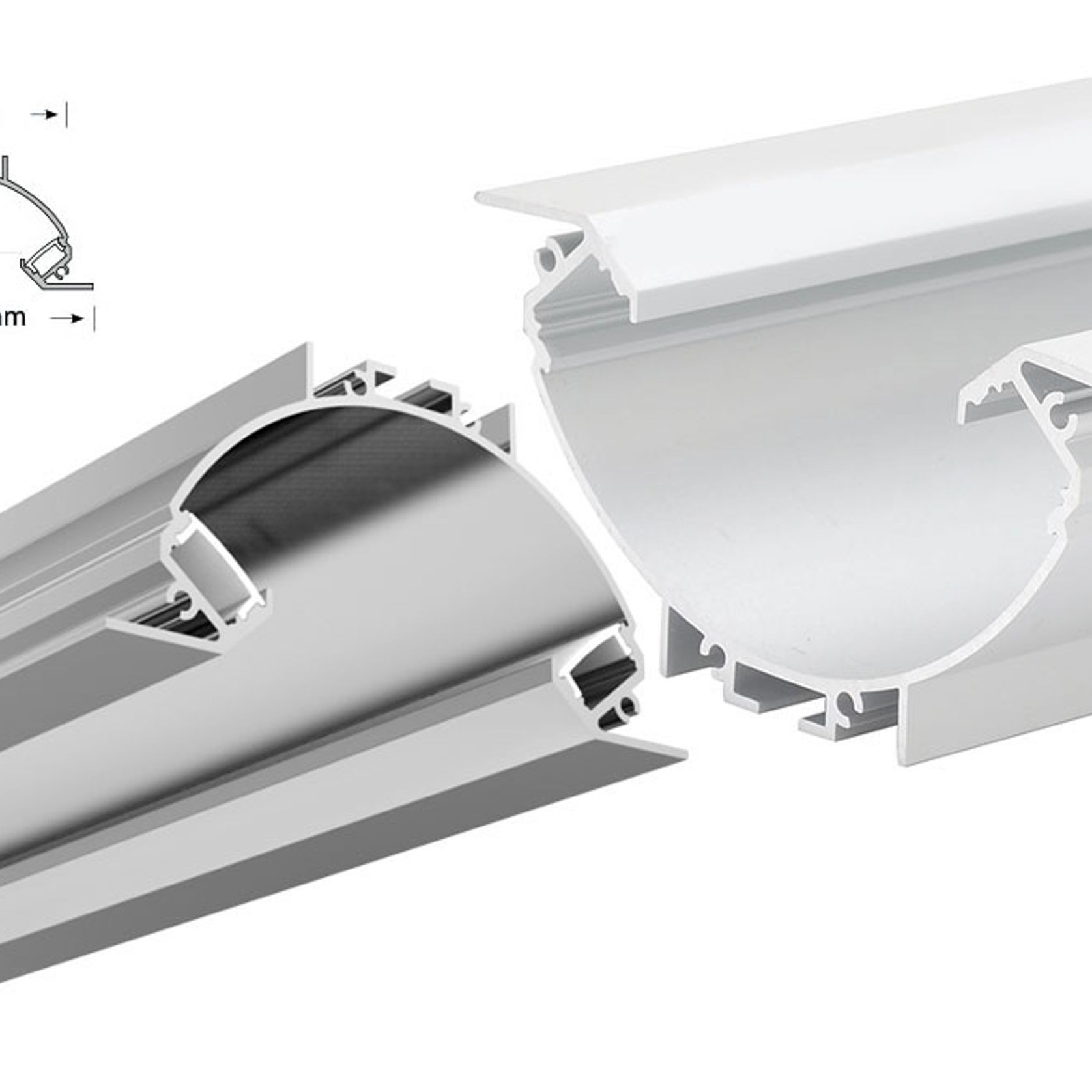 Dual Indirect Recessed Extrusion | ArchiPro AU