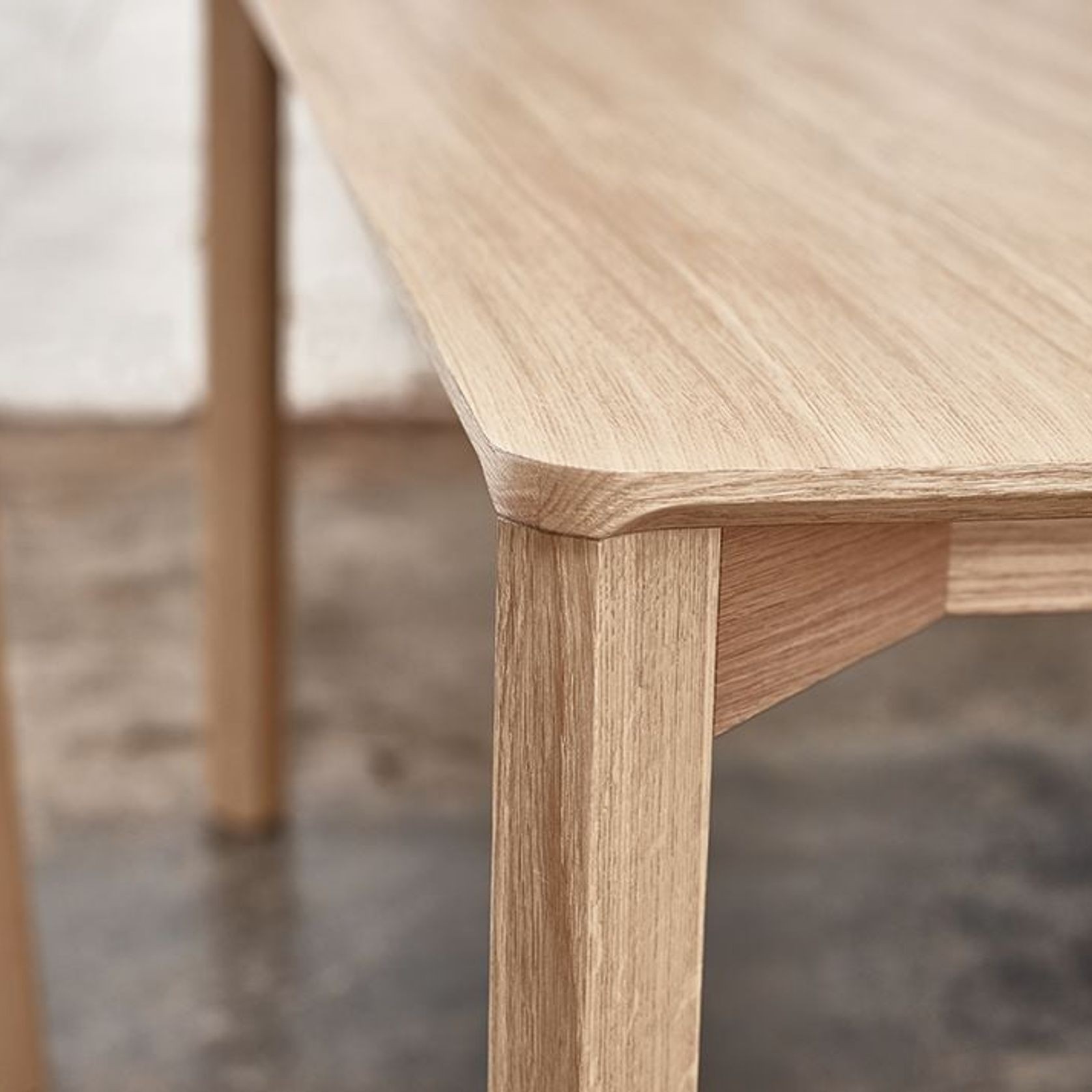 Lasu Dining Table - Natural Oak - by TON | ArchiPro AU