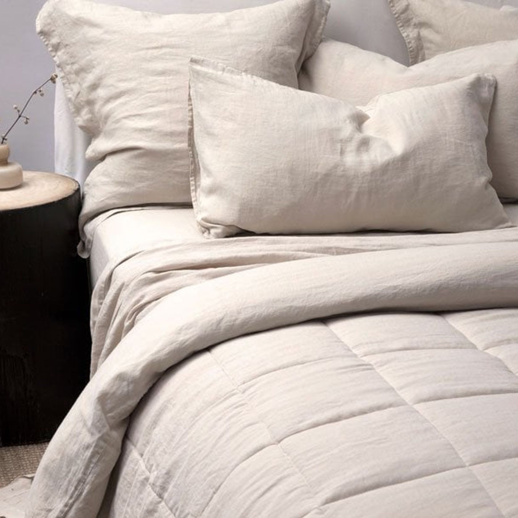 Wool-filled Linen Quilts | ArchiPro AU