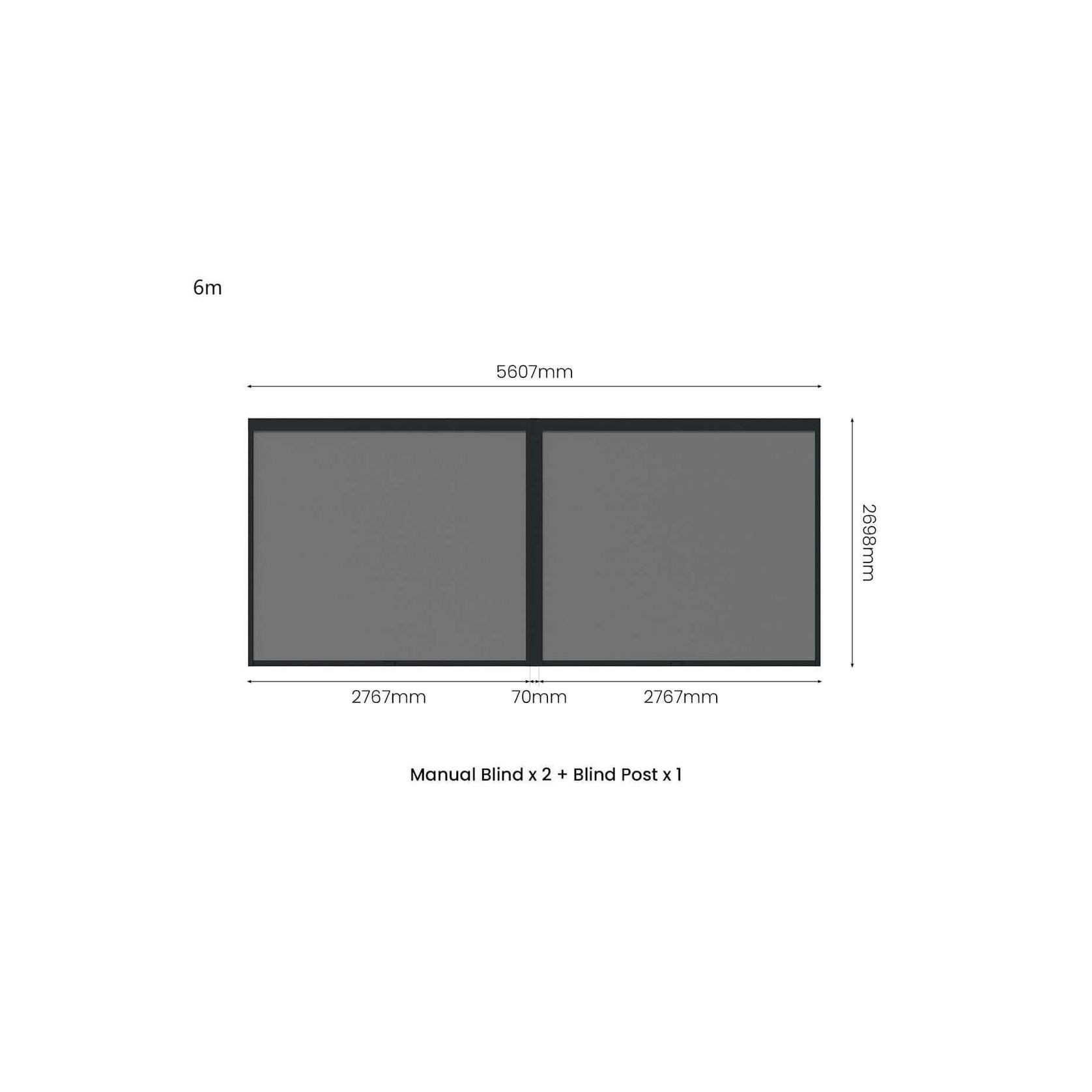 Tasman Wall Mounted Pergola Retractable Shade Manual Blind | ArchiPro AU