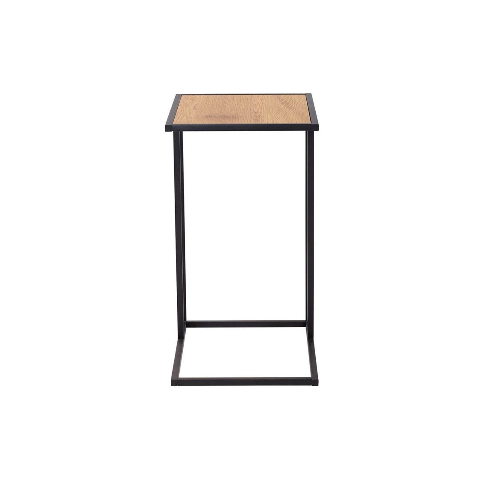 BRADFORD Laptop Table - Natural & Black | ArchiPro AU