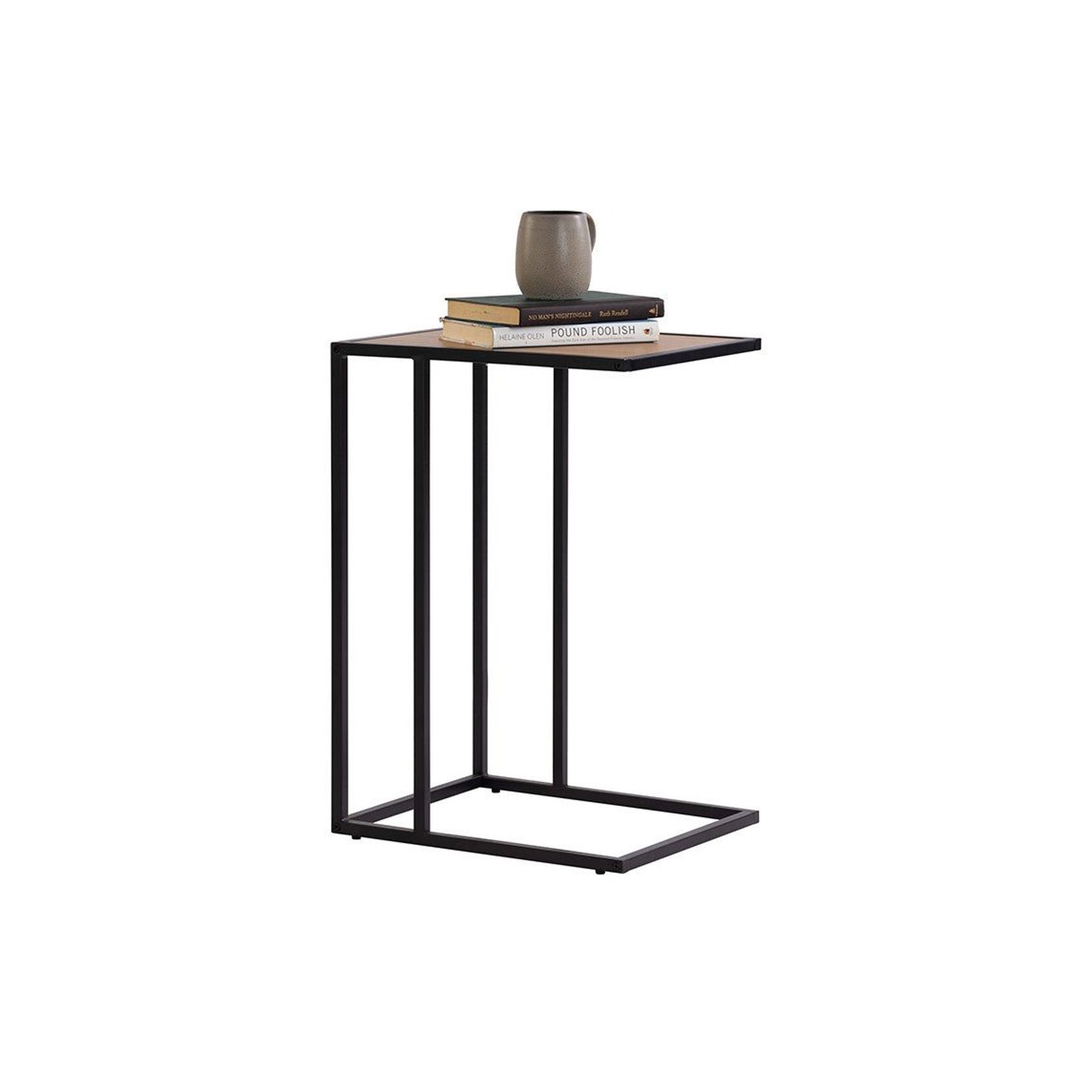 BRADFORD Laptop Table - Natural & Black | ArchiPro AU