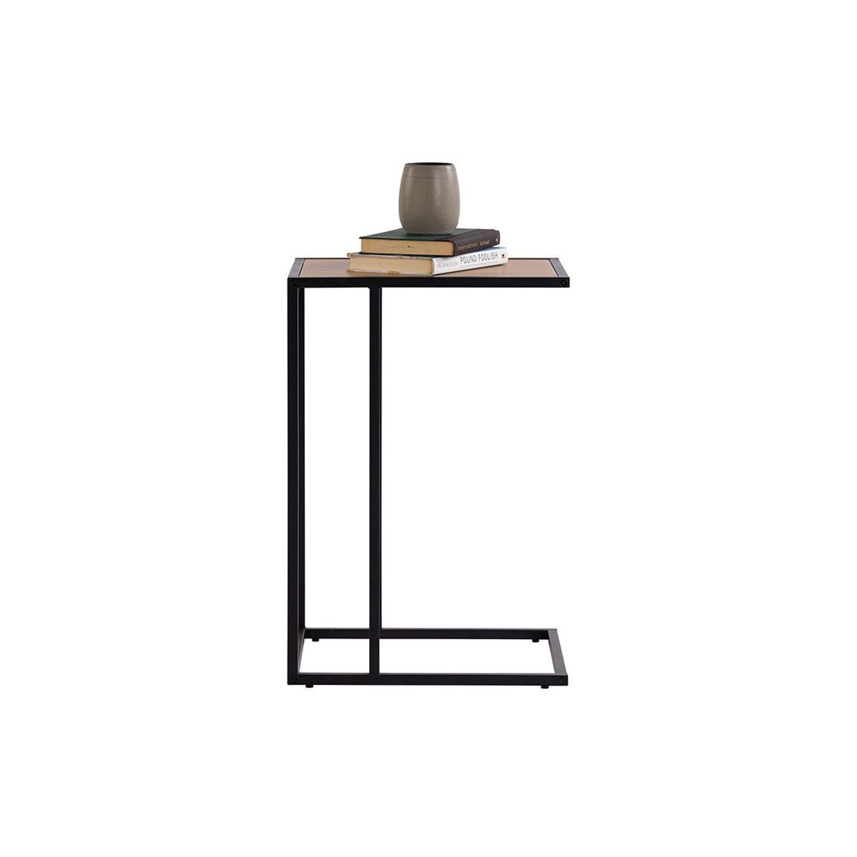 BRADFORD Laptop Table - Natural & Black | ArchiPro AU