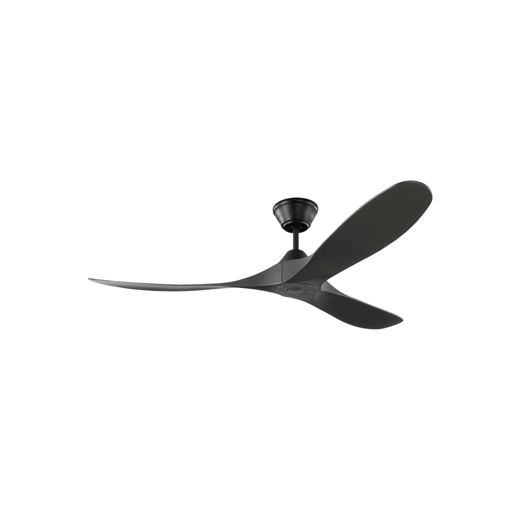 Milano Ceiling Fan Zest Black With Black Blade | ArchiPro AU