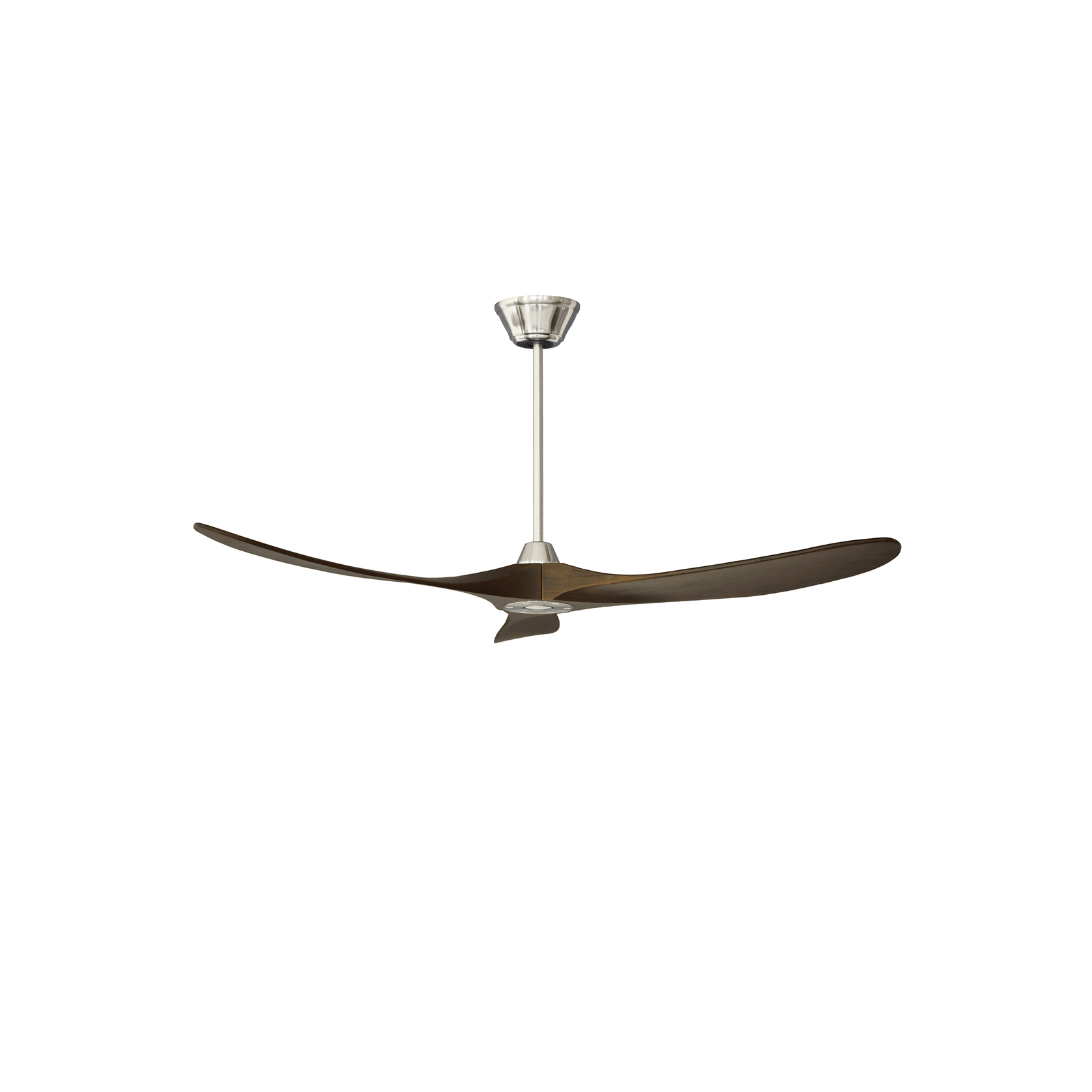 Milano SLIDER Ceiling Fan Junior Brushed Steel | ArchiPro AU