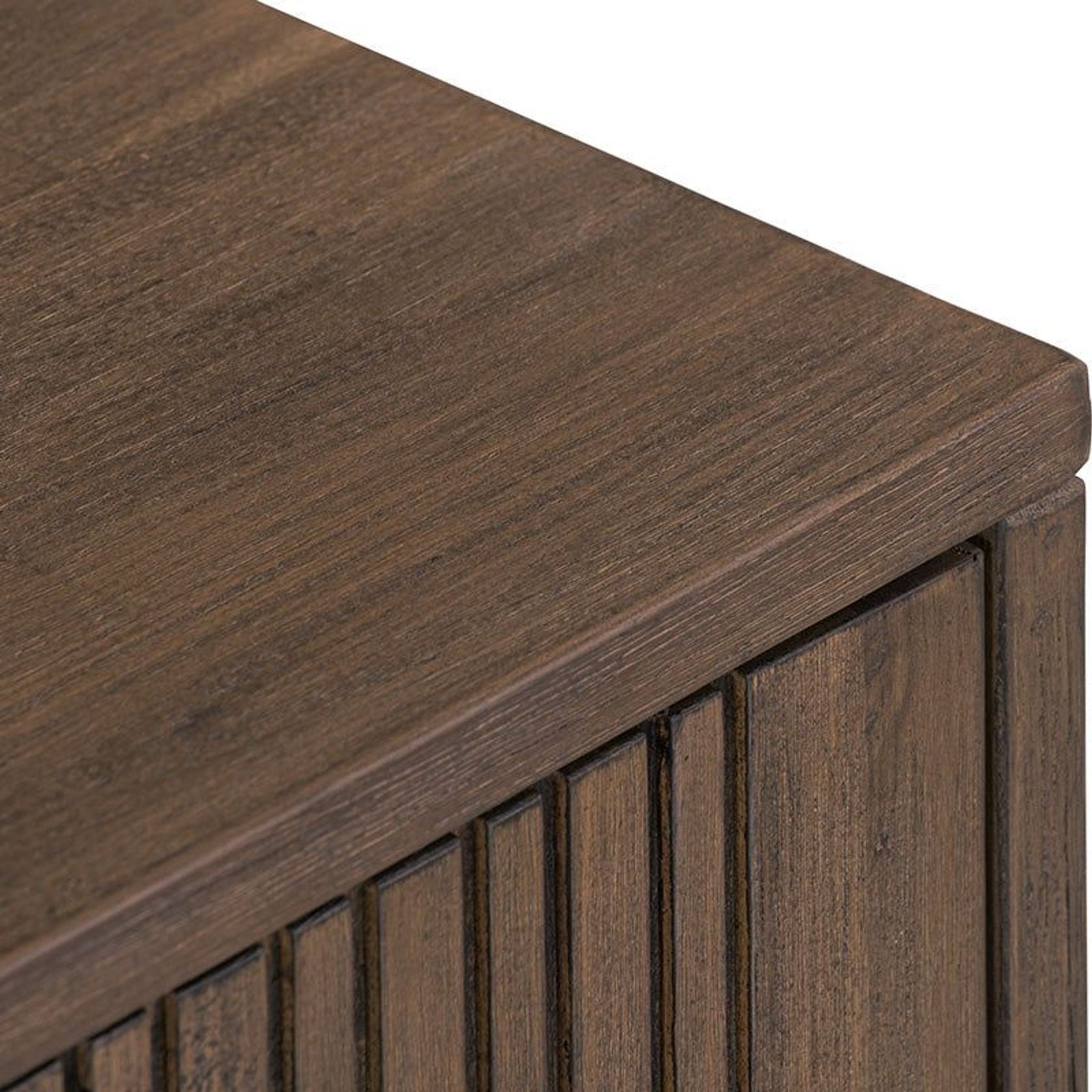 HAMILTON Entertainment TV Unit Solid Acacia Wood 200cm - Toffee Colour ...