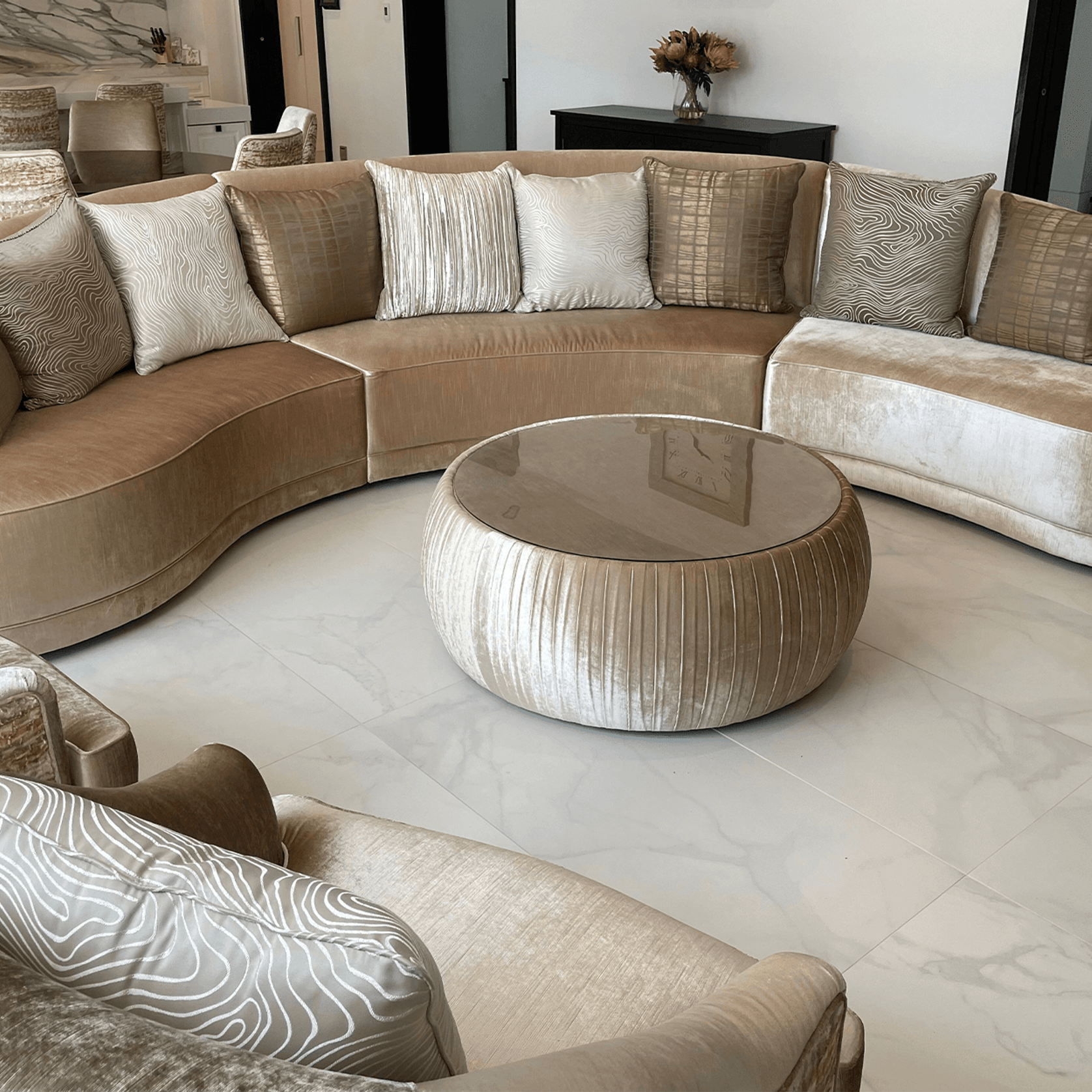 Modern Curved Modular Sofa | ArchiPro AU