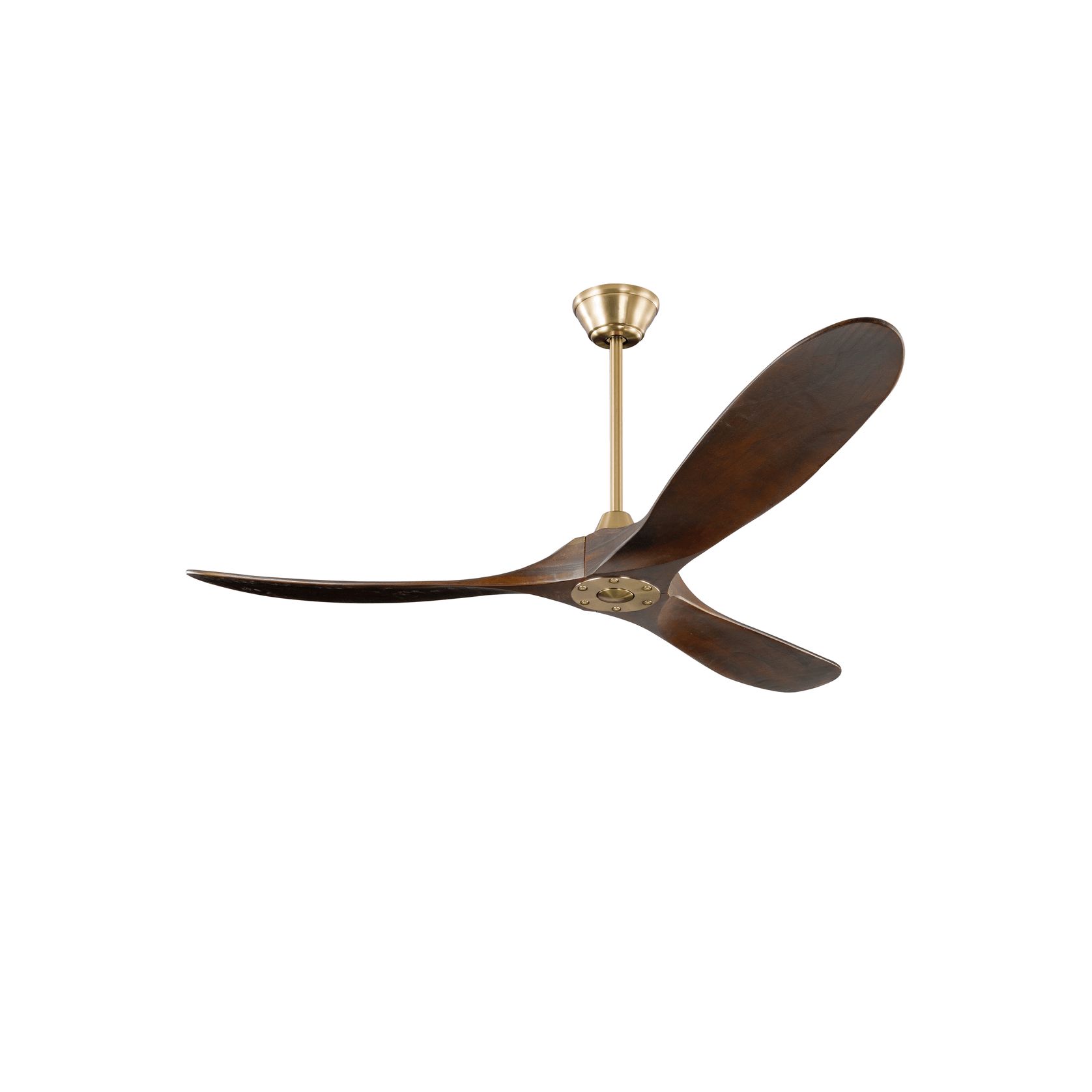 Milano Ceiling Fan Slider Burnished Walnut Blade | ArchiPro AU