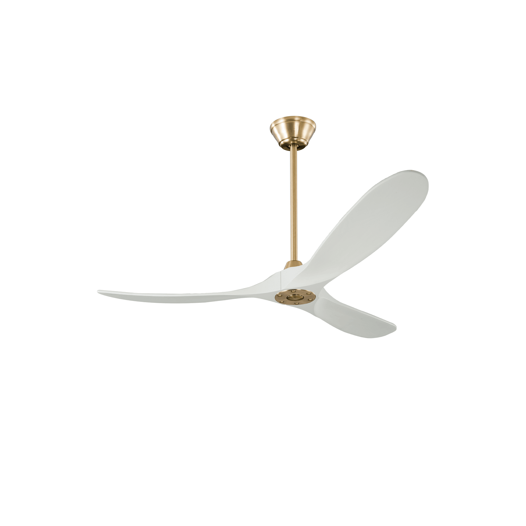 Milano Slider Ceiling Fan Junior Burnished Brass | ArchiPro AU