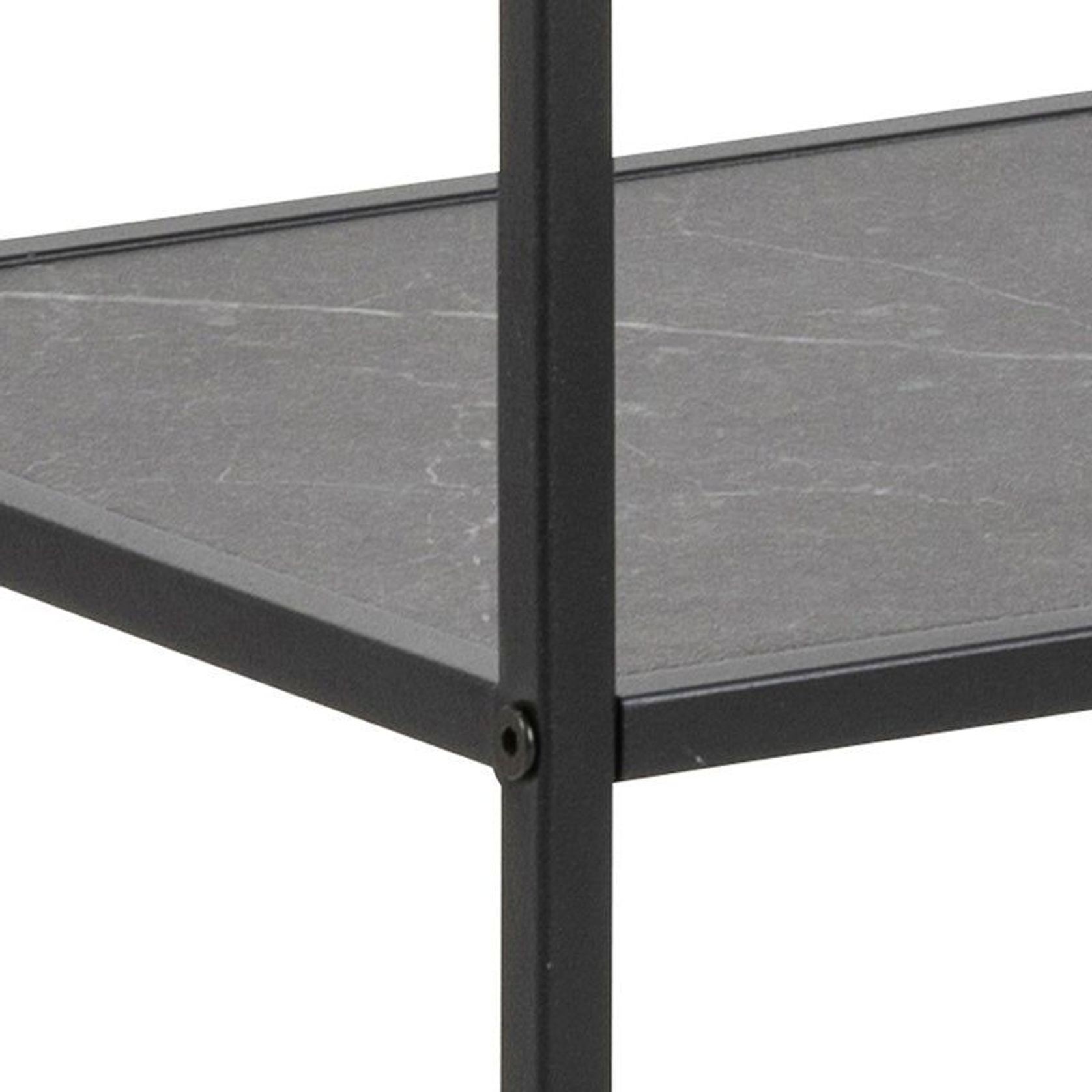 INFINITY Shelving Unit 72x170cm - Black | ArchiPro AU