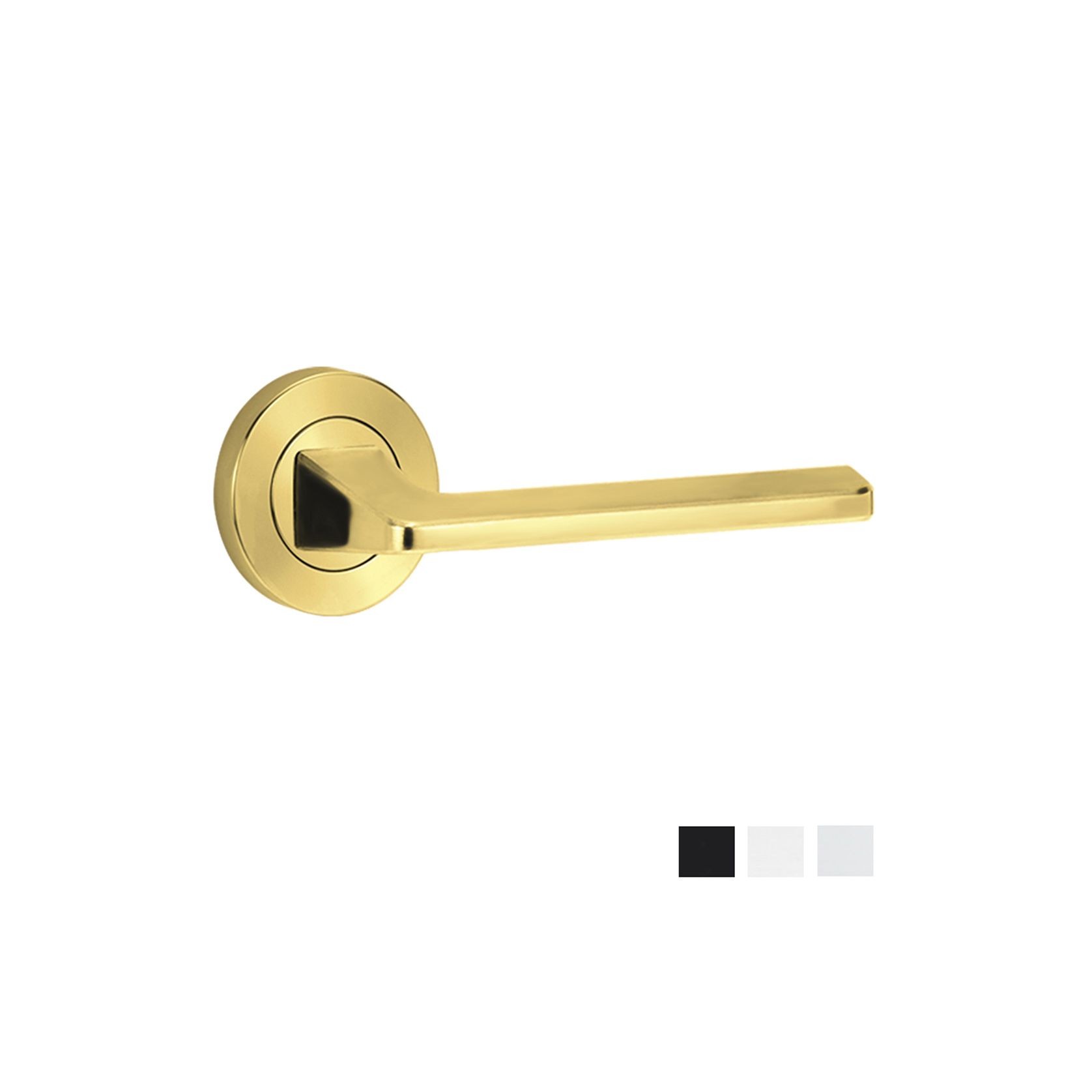 Lockwood Symphony 178 Door Lever on Round Rose | ArchiPro AU