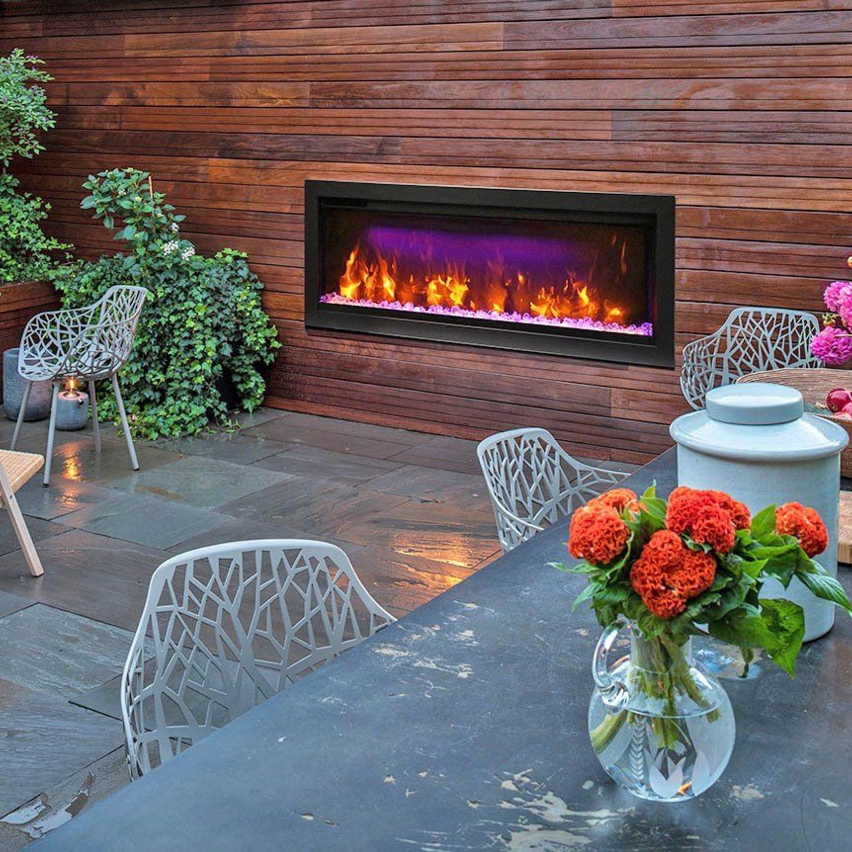 Amantii 42" Symmetry Electric Fireplace | ArchiPro AU