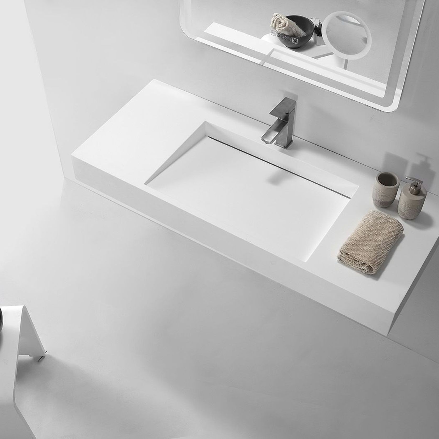 Ramp Basin 1219mm Wall Hung B6048 | ArchiPro AU