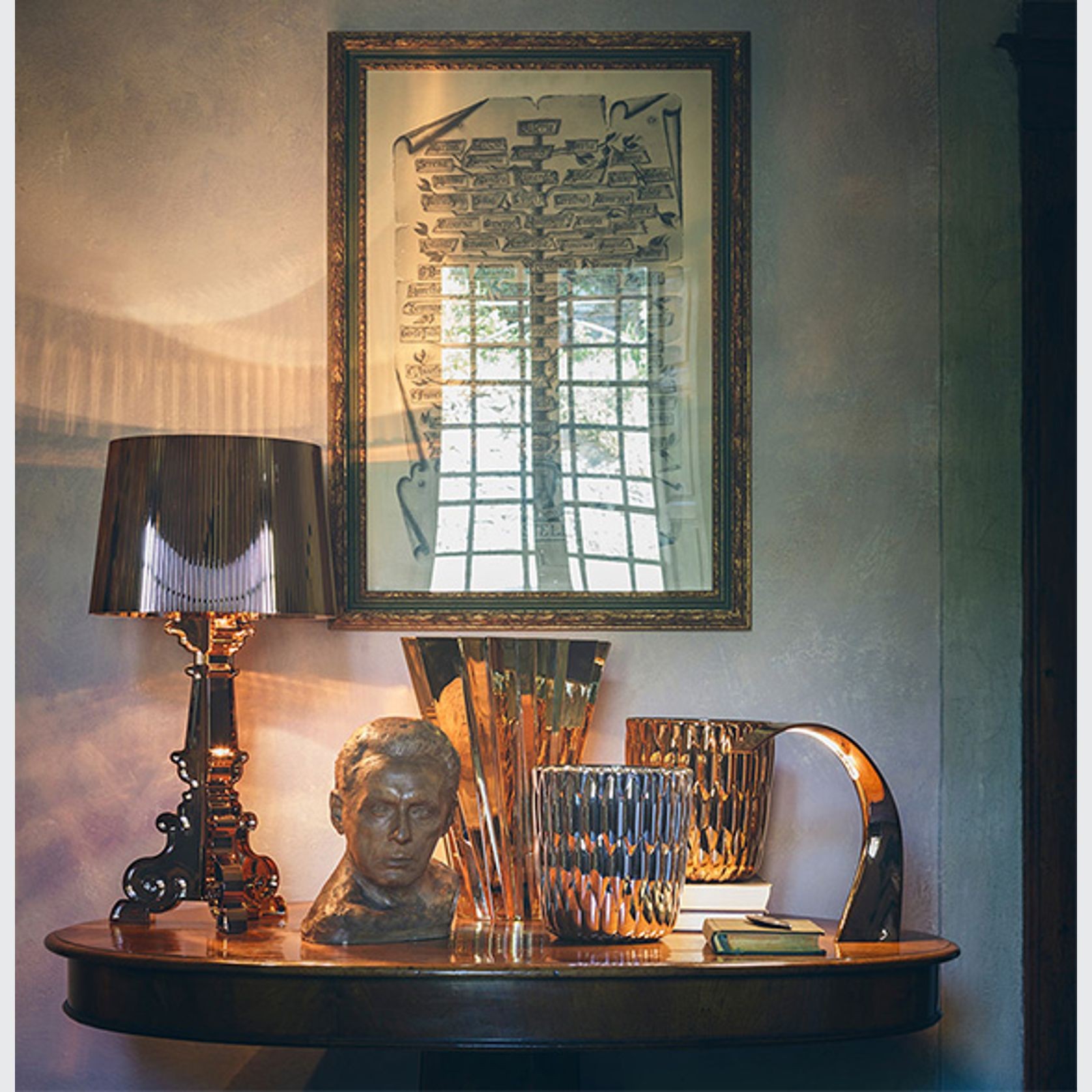 Bourgie Table Lamp - Metallic | ArchiPro AU