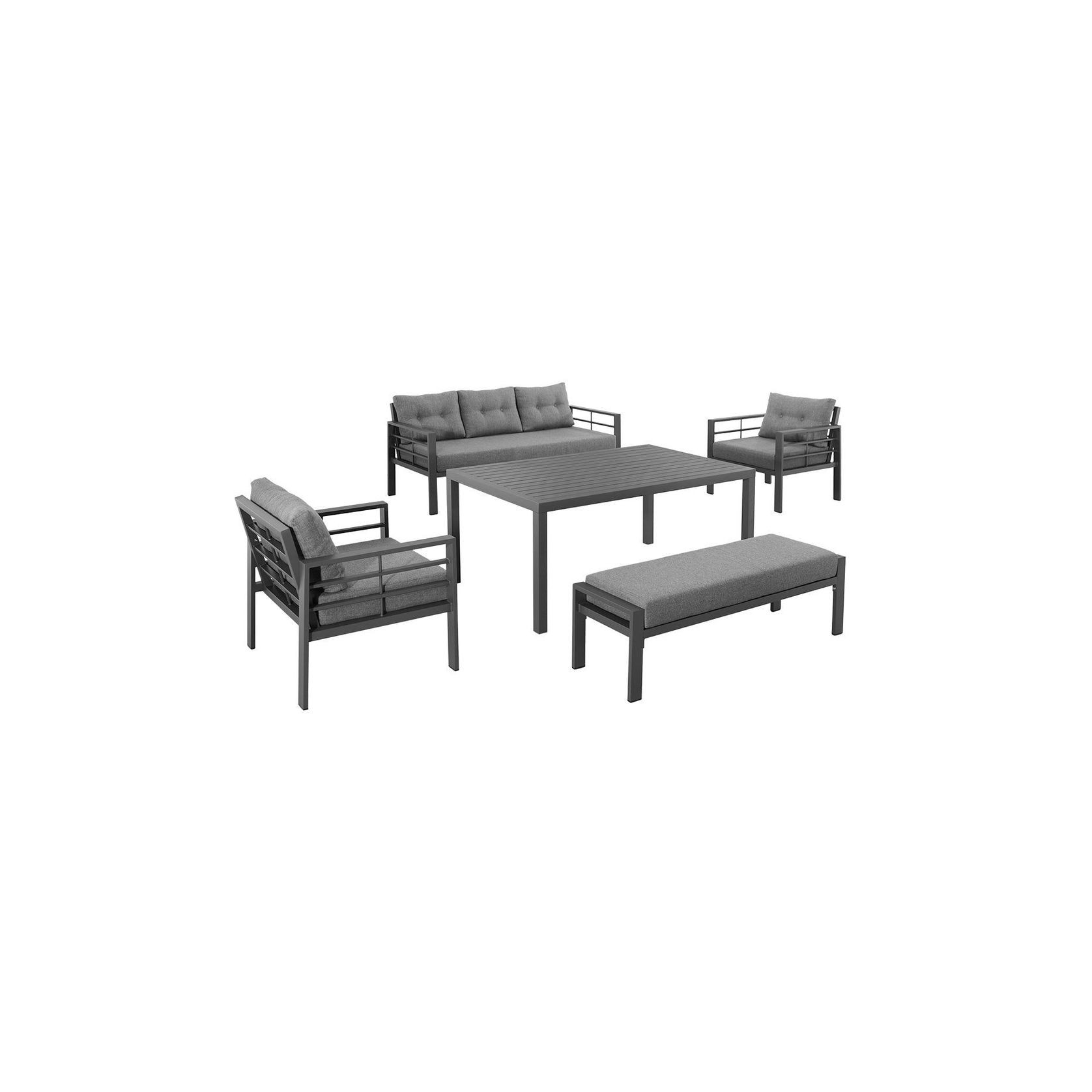 Egret Aluminium Sofa 5pcs/Set | ArchiPro AU
