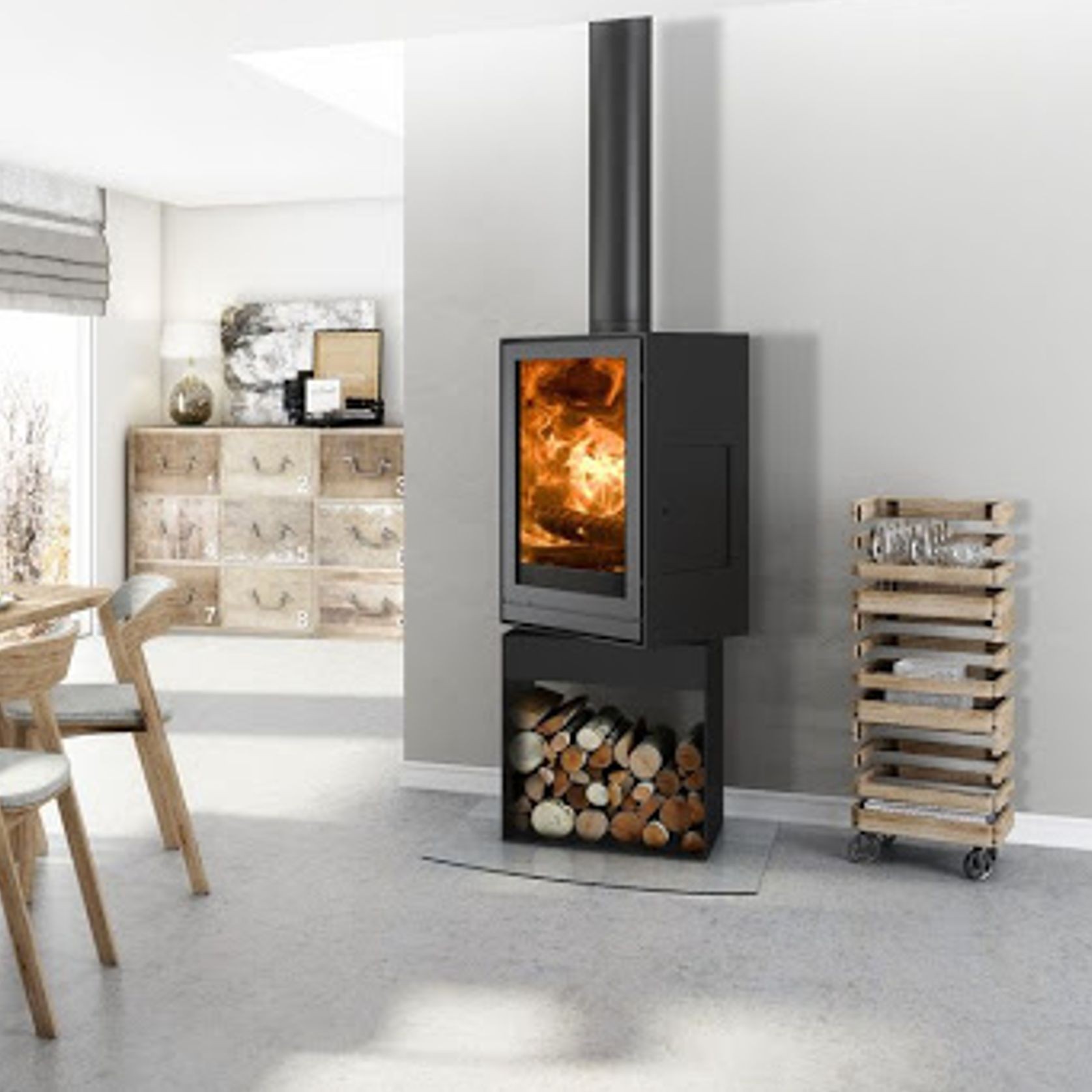 Cheminee Chazelles TQH43 Wood Burning Fireplace | ArchiPro AU