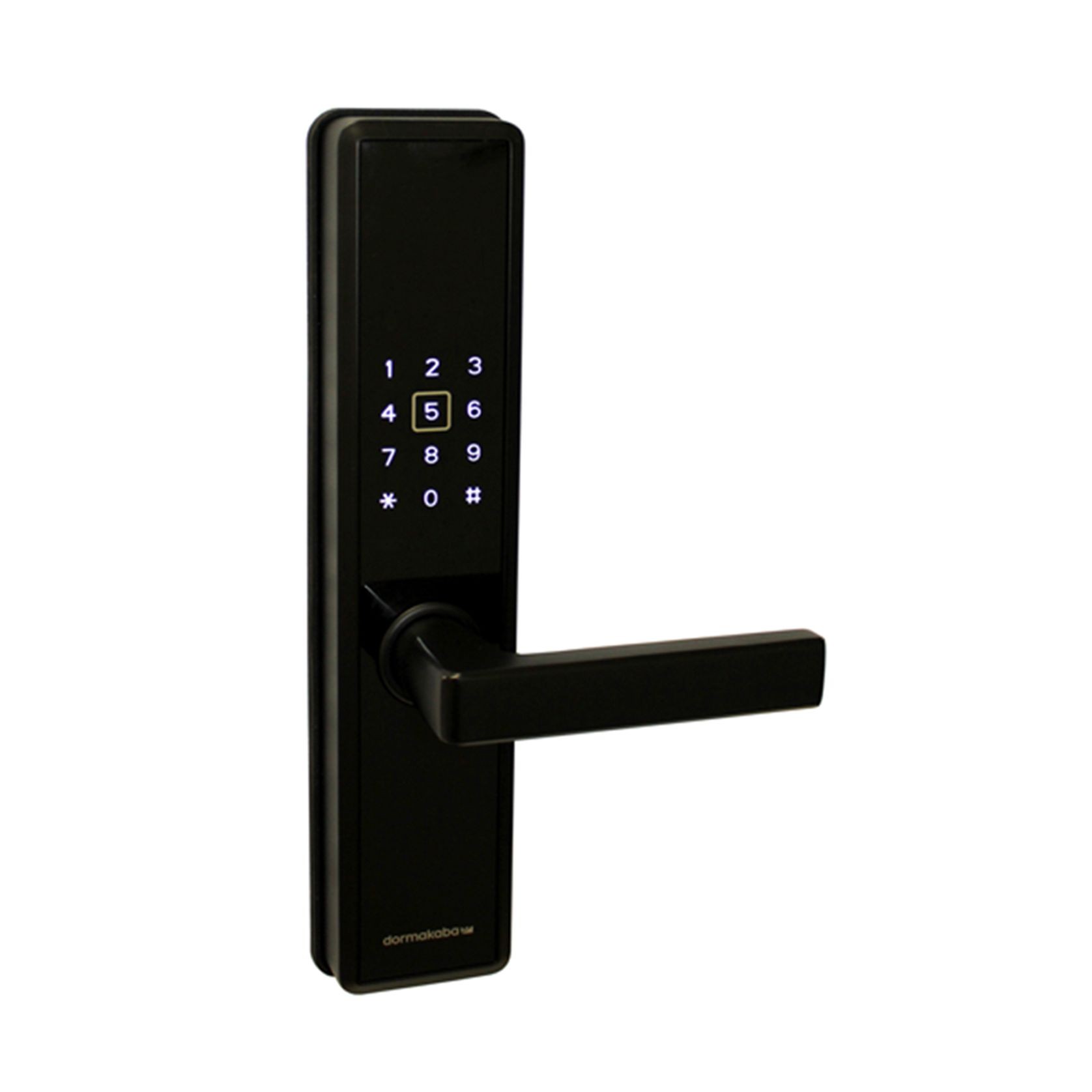 Dormakaba M5 Smart Digital Door Lock Matt Black With Black Trim ...