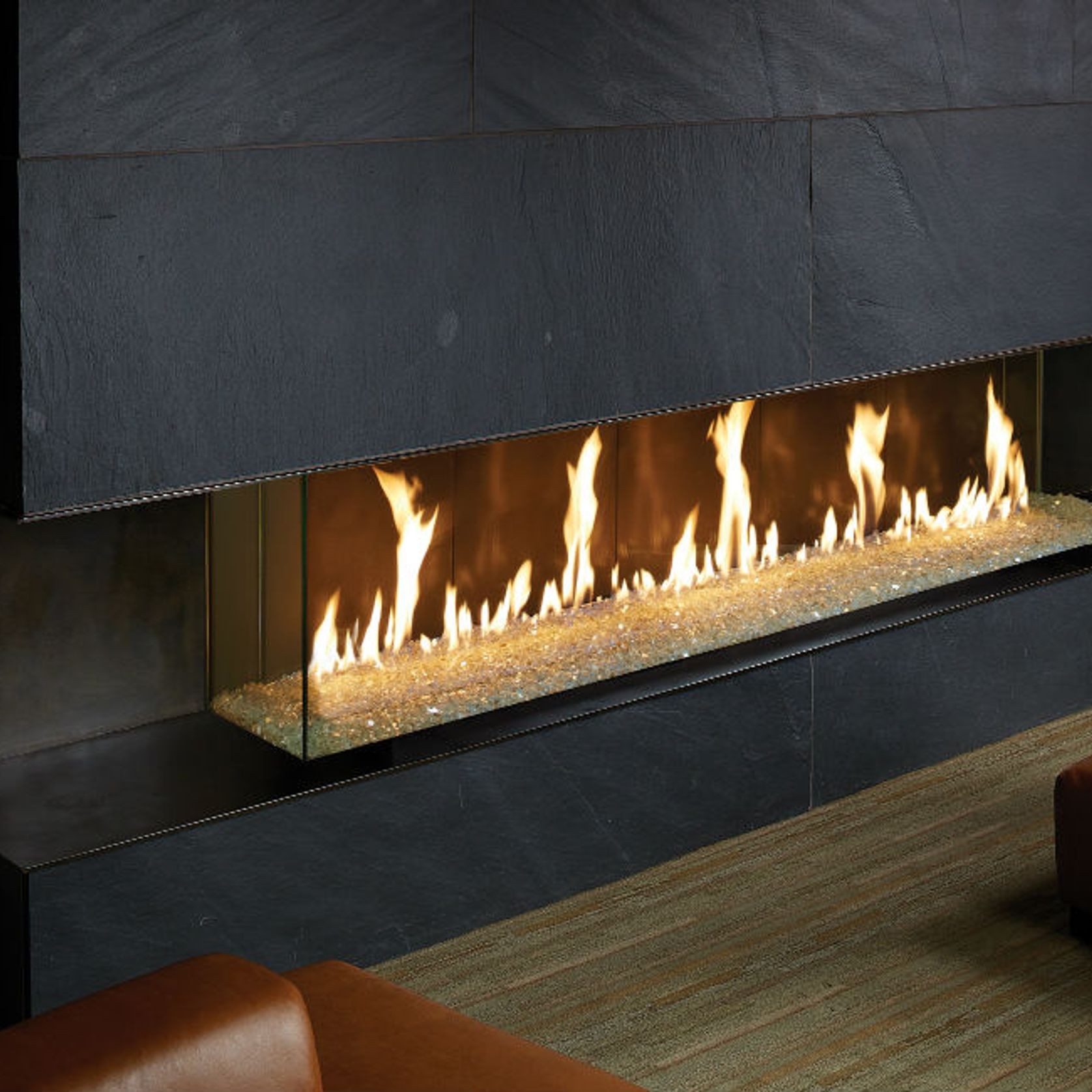 Davinci Bay Window Gas Fireplace | ArchiPro AU