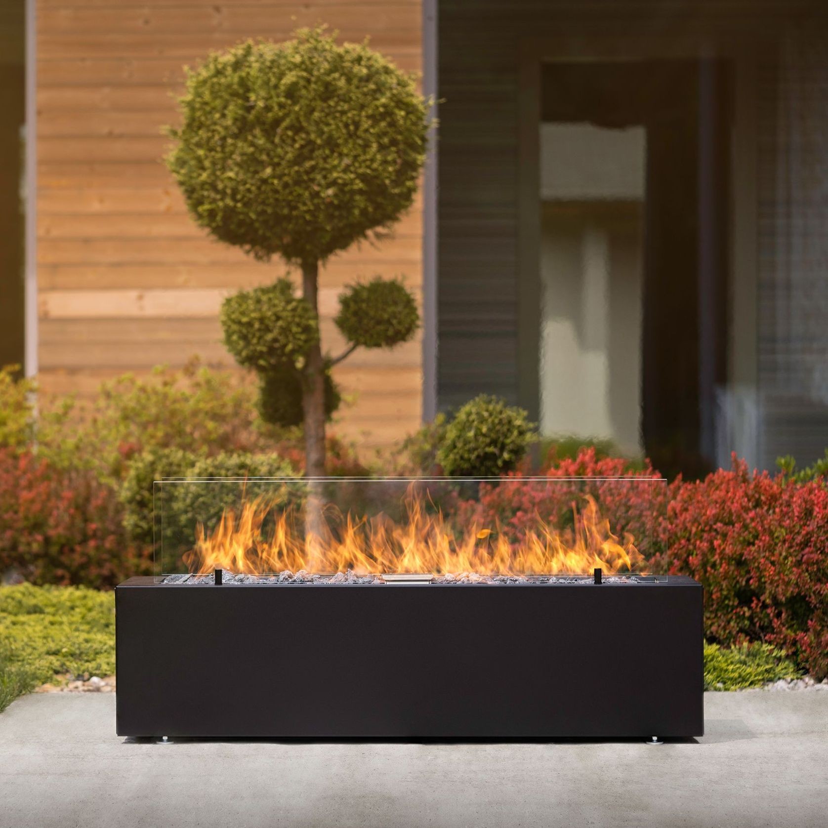 Planika Galio Black Automatic Pit Fire | ArchiPro AU