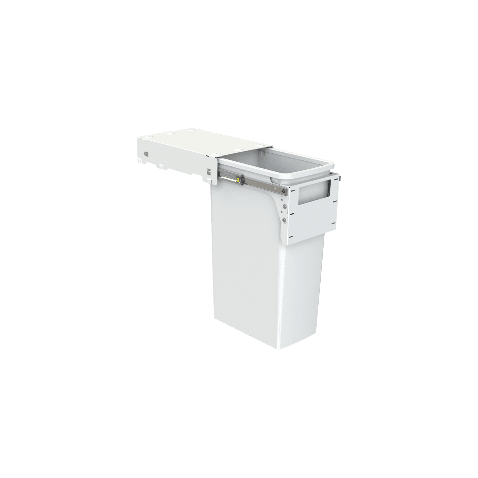Hideaway Compact Bin 1 x 40L Bucket | Door Pull | ArchiPro AU