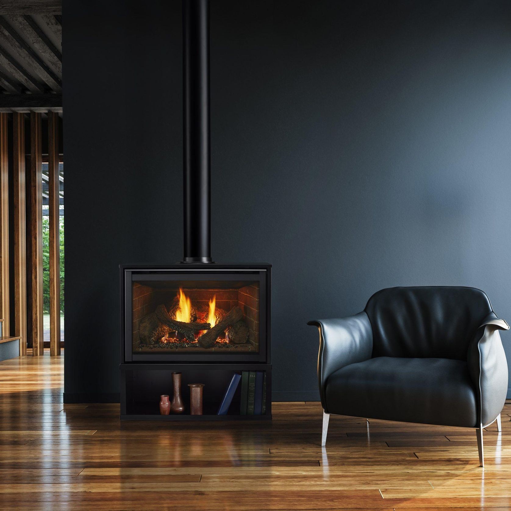 X Series Freestanding Gas Firepalce Heat & Glo | ArchiPro AU