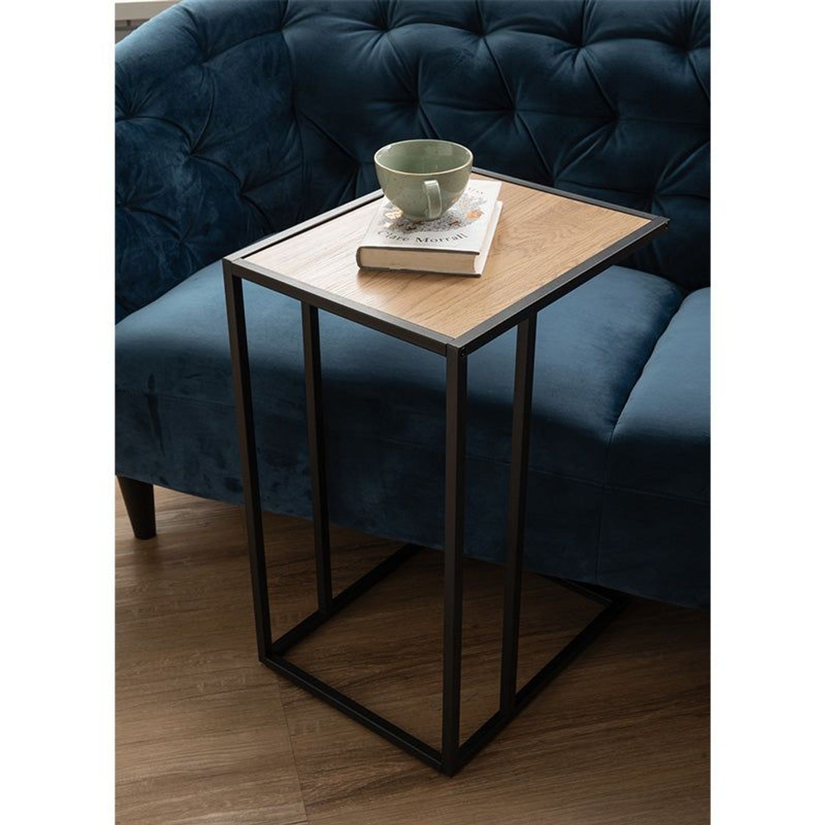 BRADFORD Laptop Table - Natural & Black | ArchiPro AU