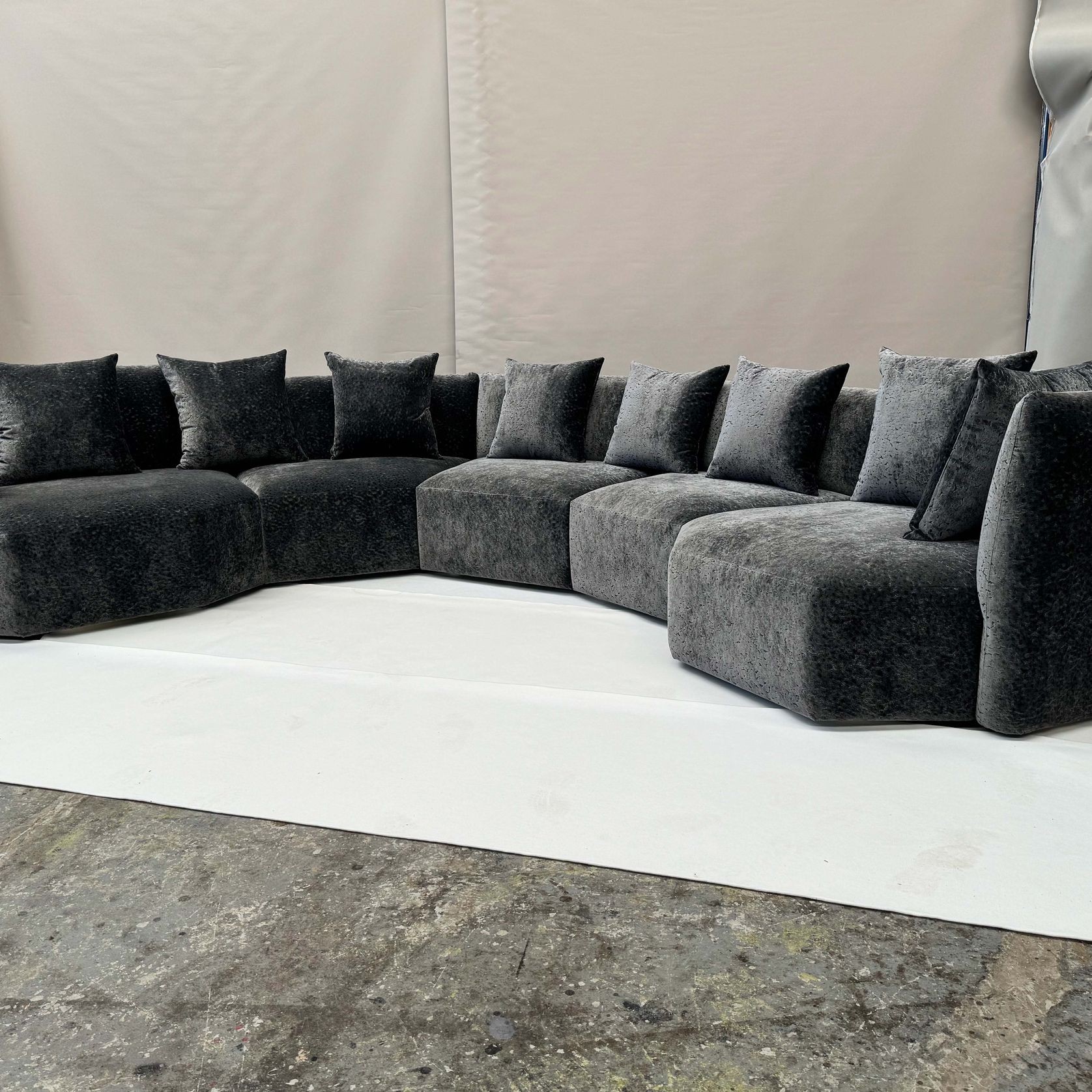 Contemporary Geometric Modular Sofa | ArchiPro AU