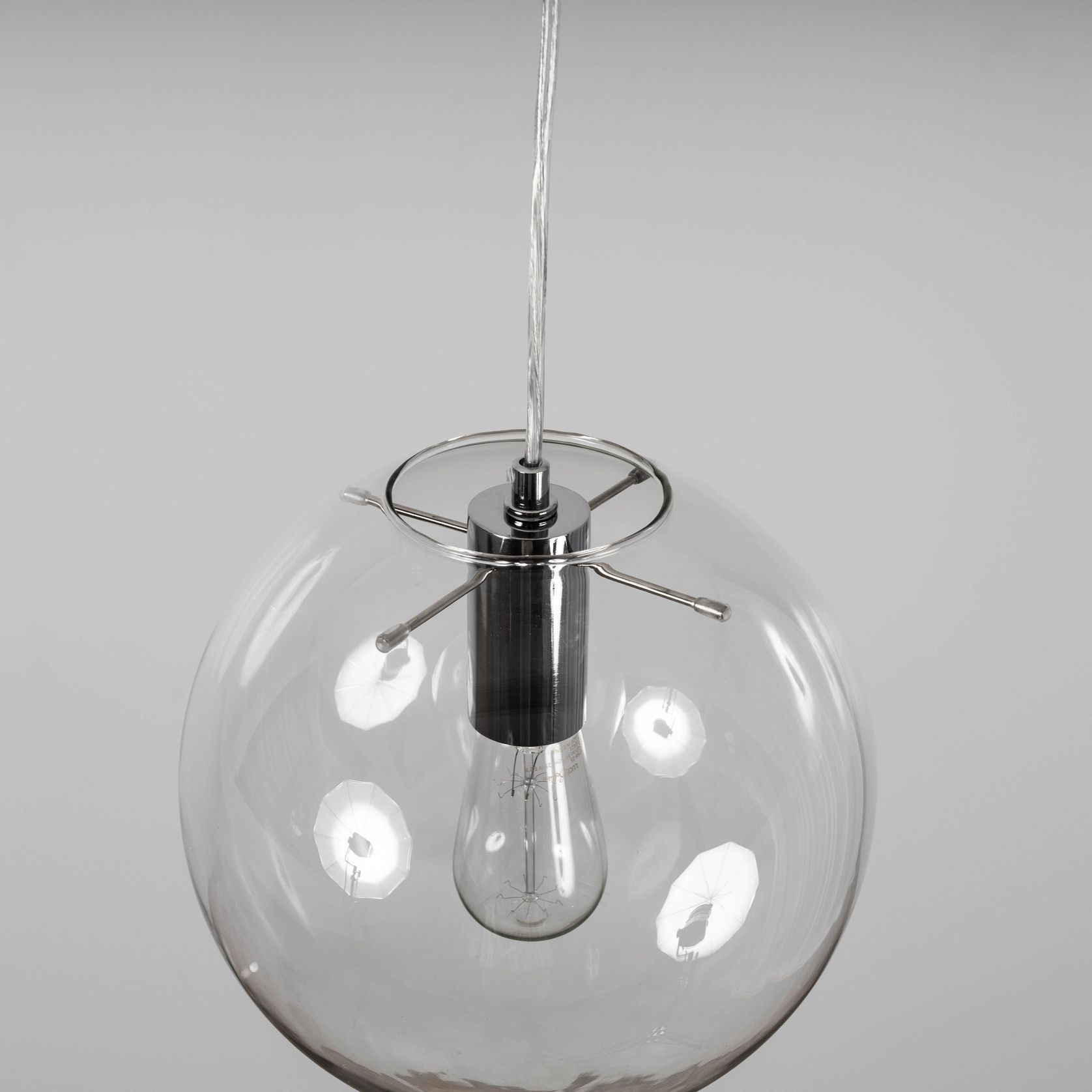 Ariana Glass Pendant Light - Chrome | ArchiPro AU