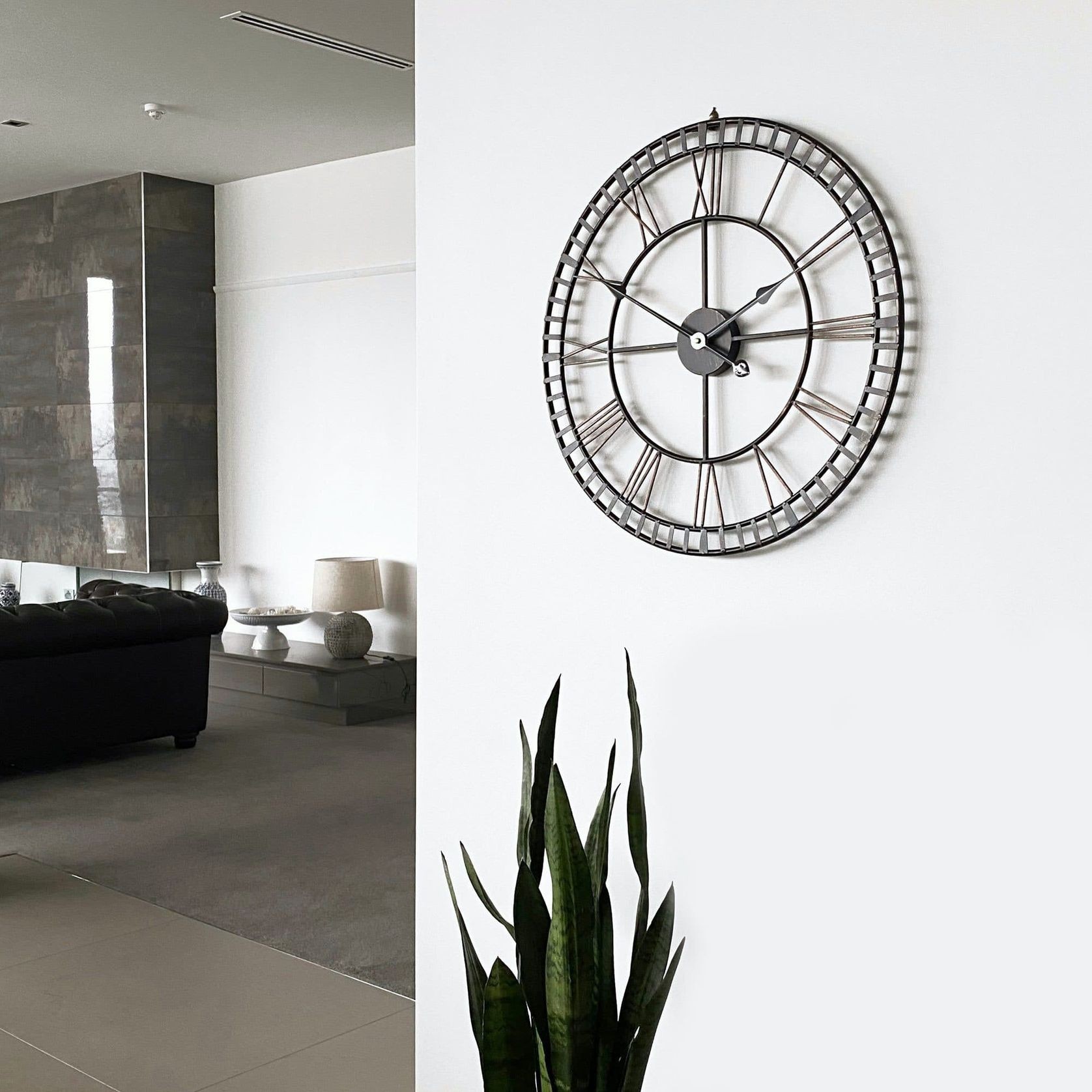 Hampton | Large Metal Wall Clock | ArchiPro AU