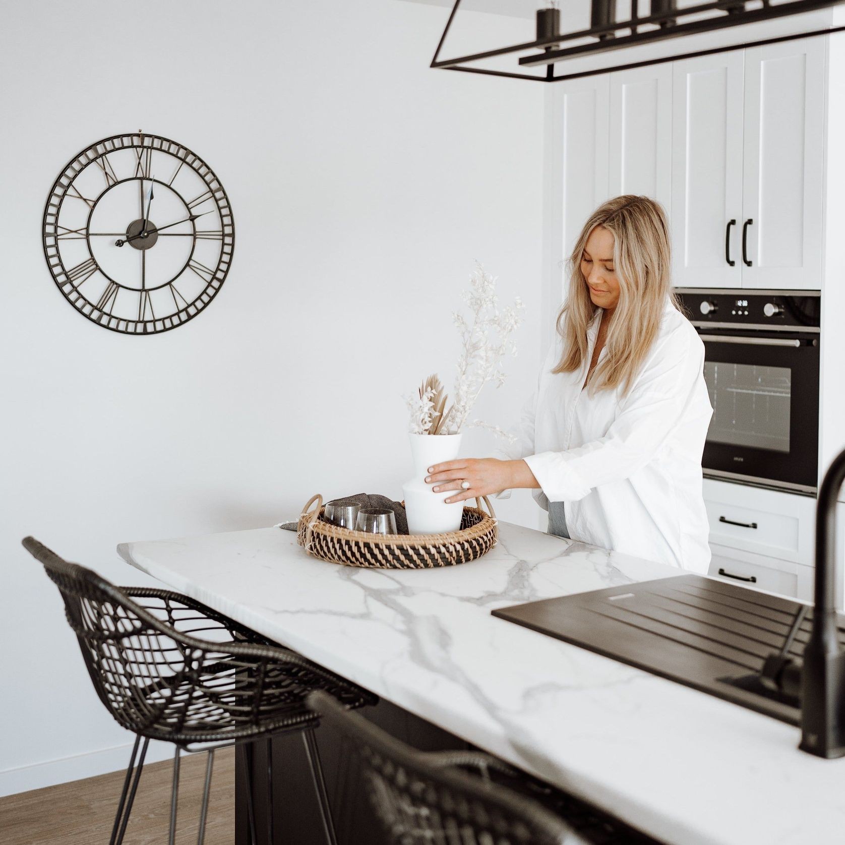 Hampton | Large Metal Wall Clock | ArchiPro AU
