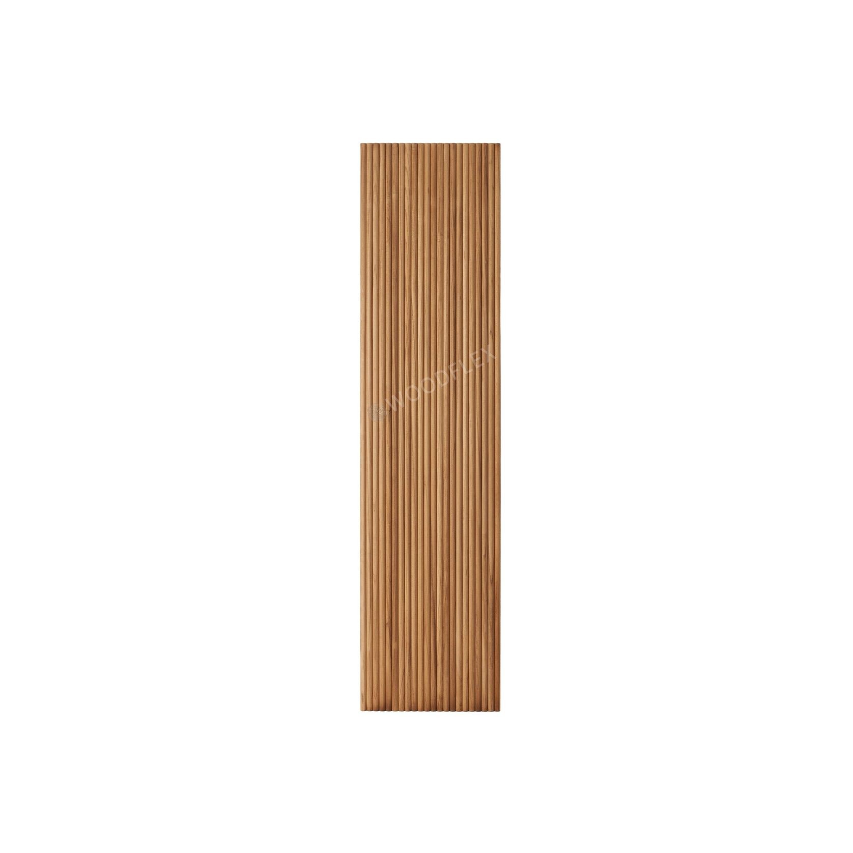 WOODFLEX Flexible Solid Paulownia Wood Slat Wall Panel - 2700mm x 600mm ...