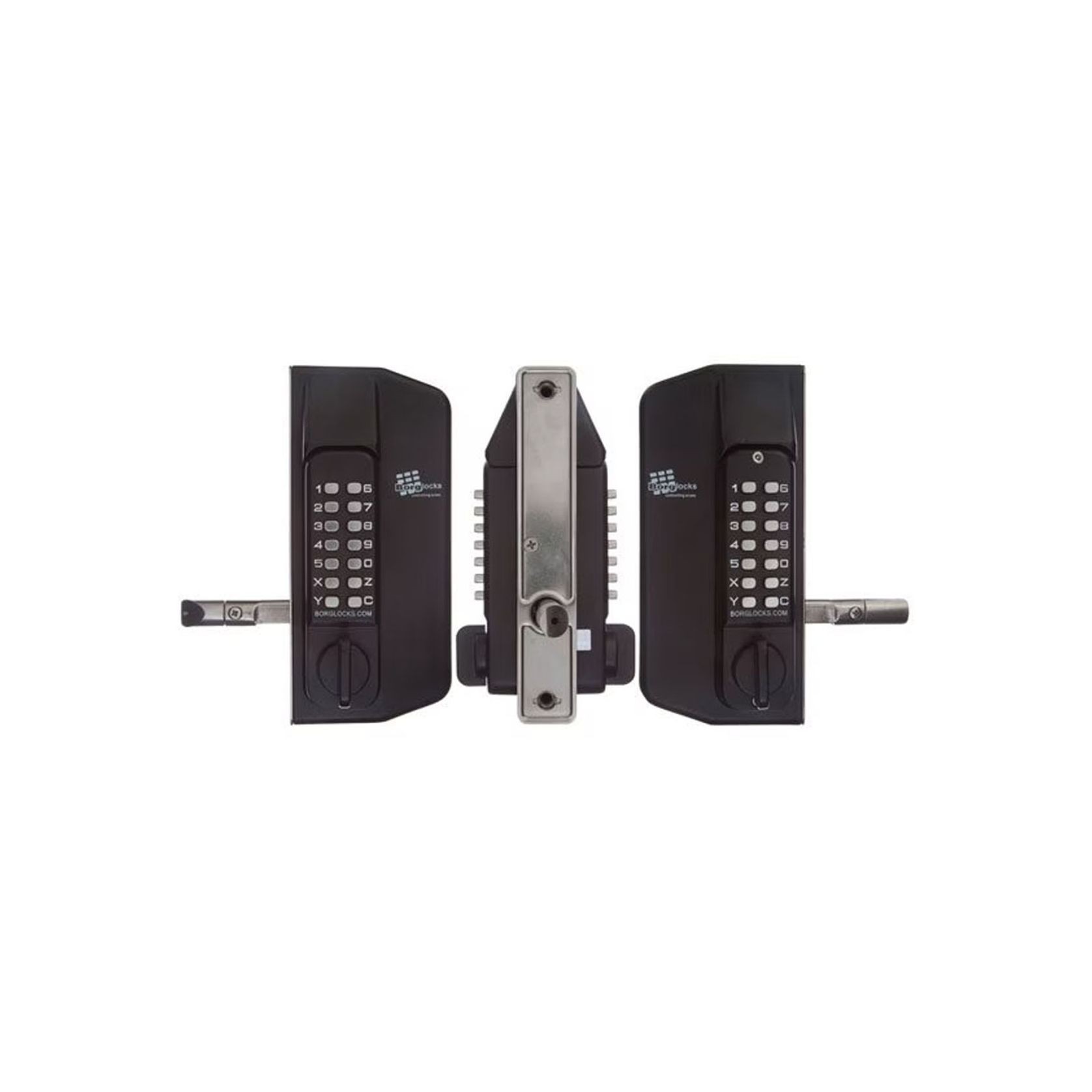 Borg Digital Gate Lock Marine Grade Black BL3150GATE | ArchiPro AU