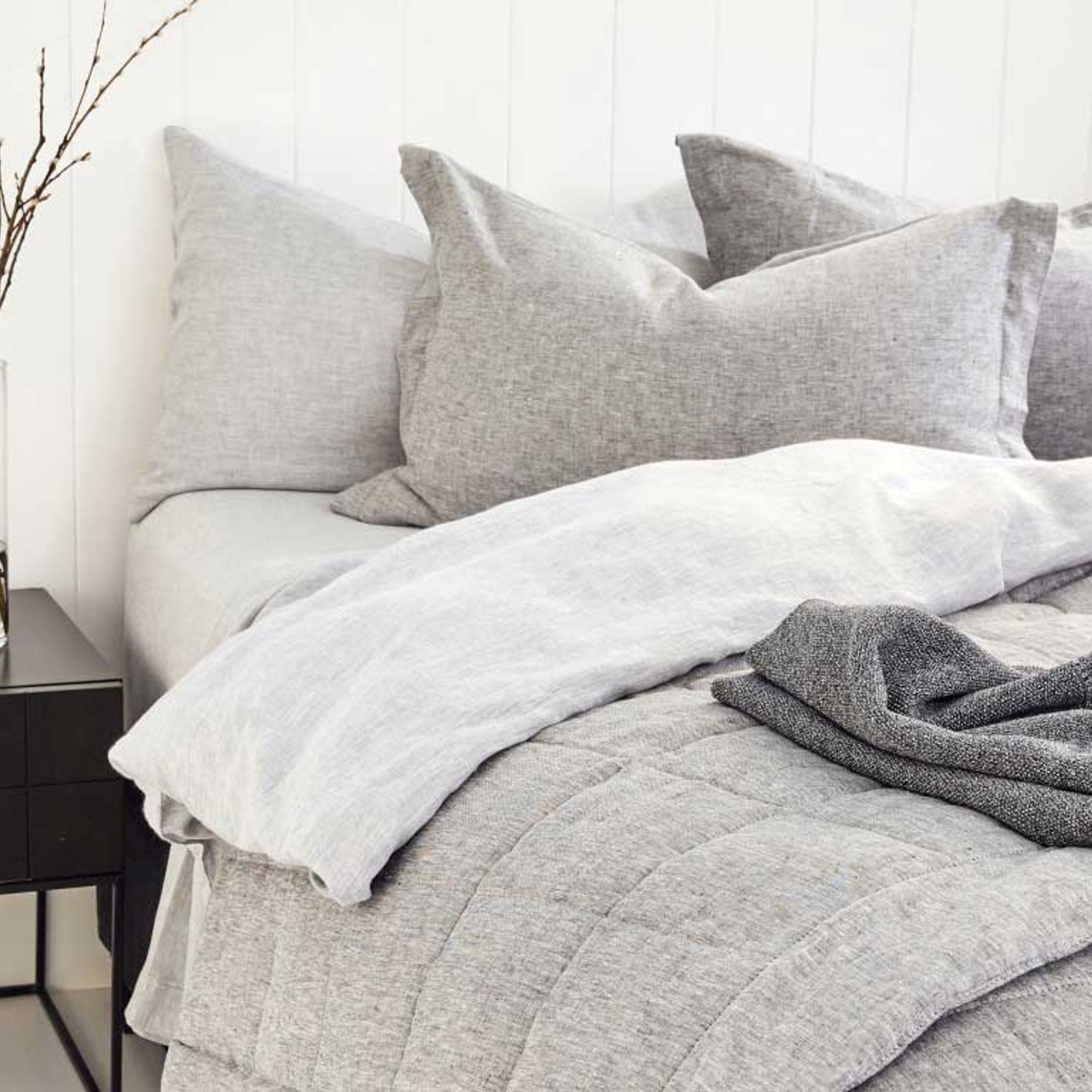 Cotton-filled Linen Quilts | ArchiPro AU