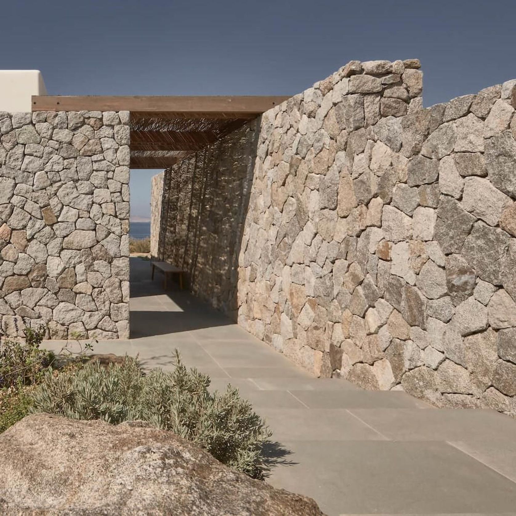 Mykonos Random Wall Cladding | ArchiPro AU