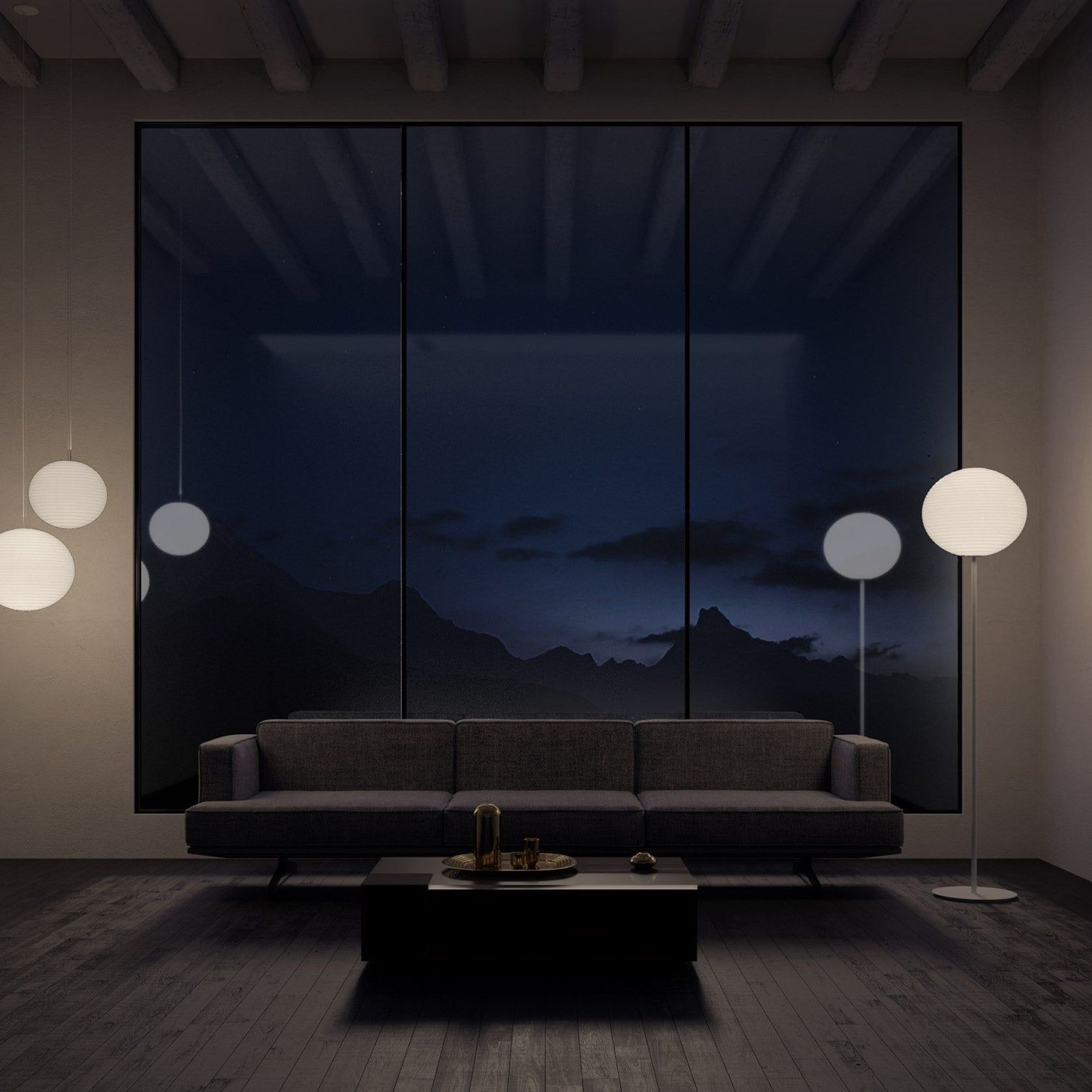 Flow Glass Floor Lamp | ArchiPro AU