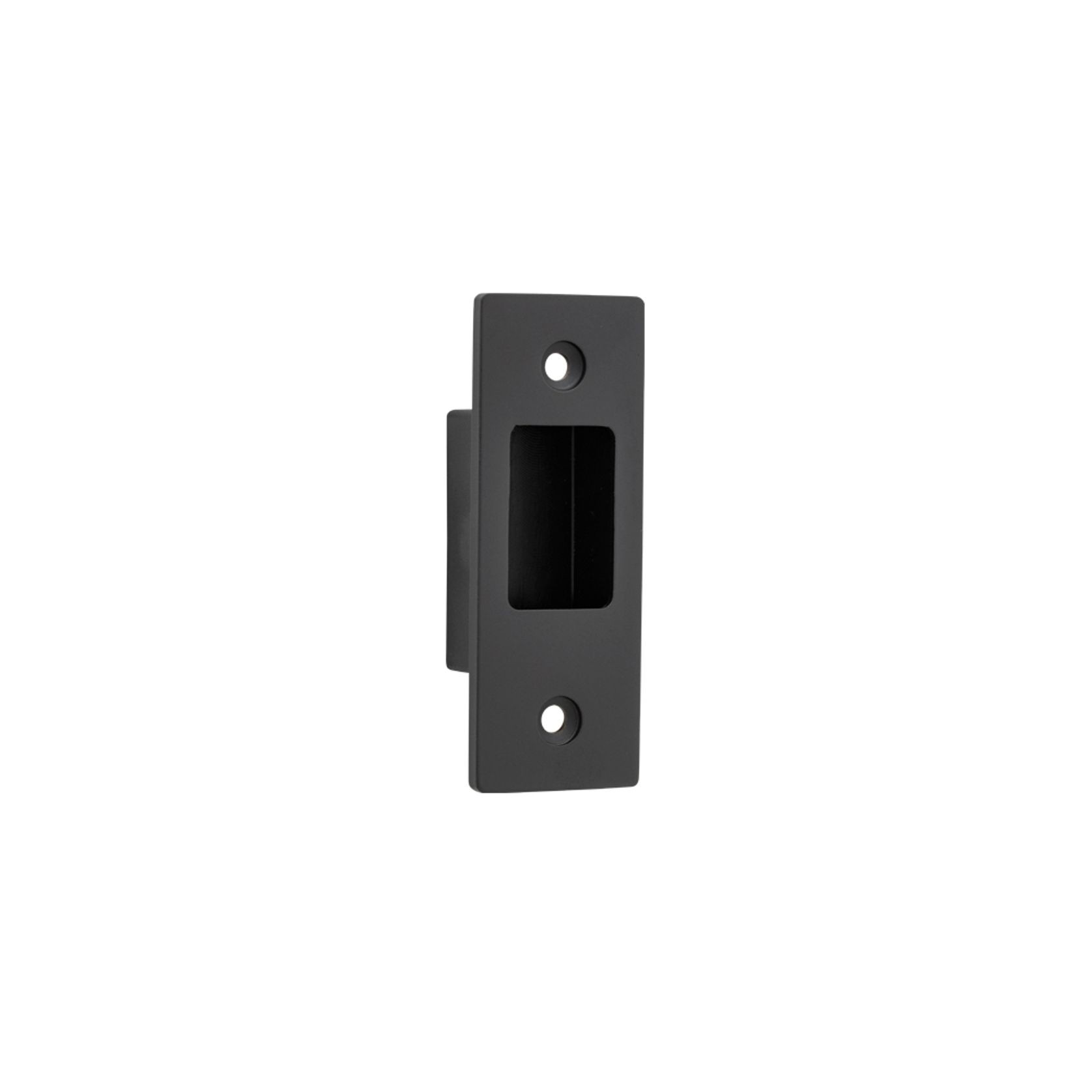 Iver Rectangular Flush Pull Euro Lock Matt Black for Sliding Doors 21413E *Pair* | ArchiPro AU