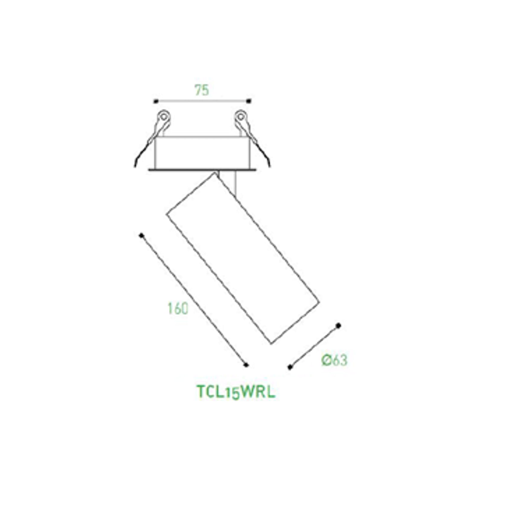 LED Recessed Swivel Omni-Directional (Long) Downlight | ArchiPro AU