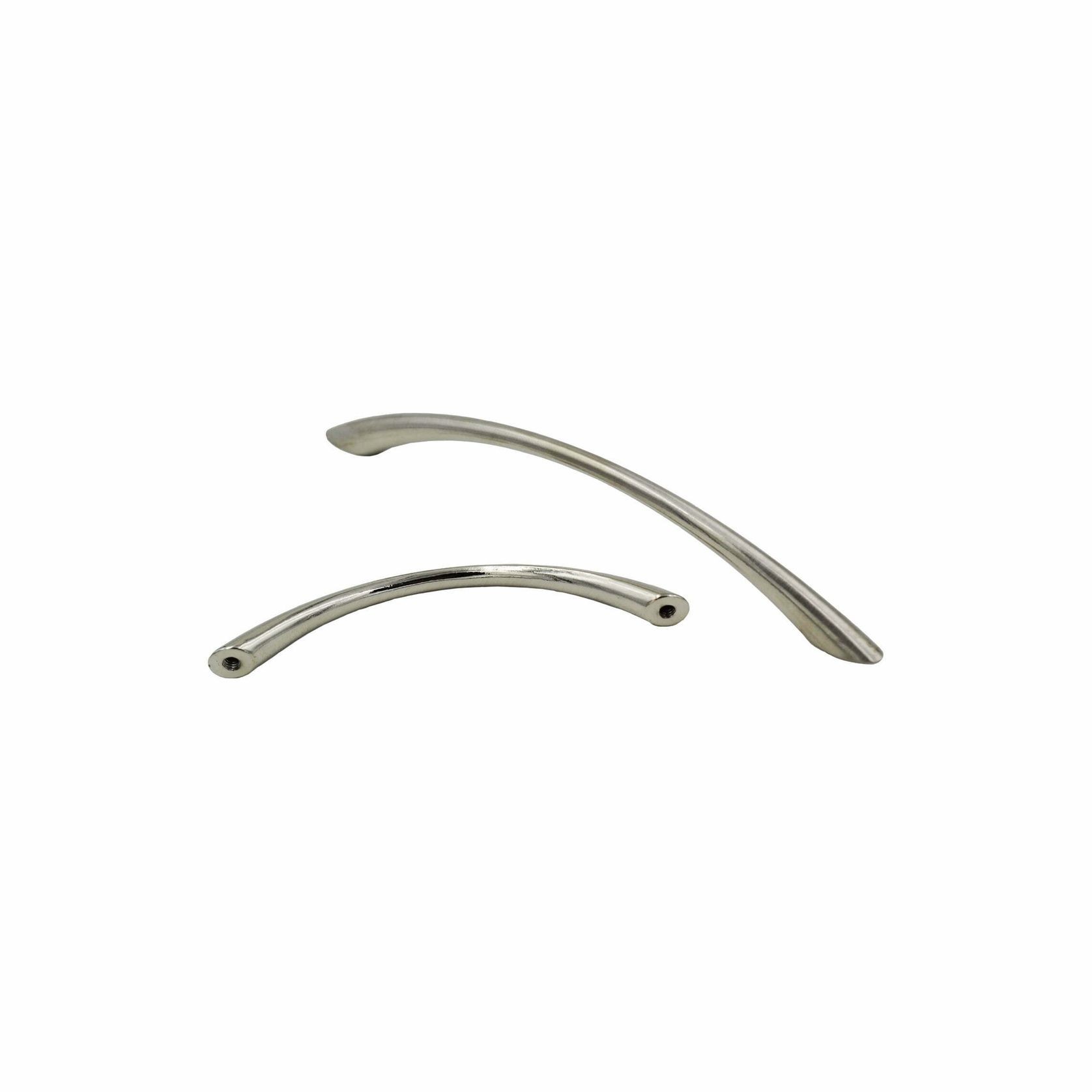 Kitchen cabinet bow handles Matt black /bushed nickel / chrome ...