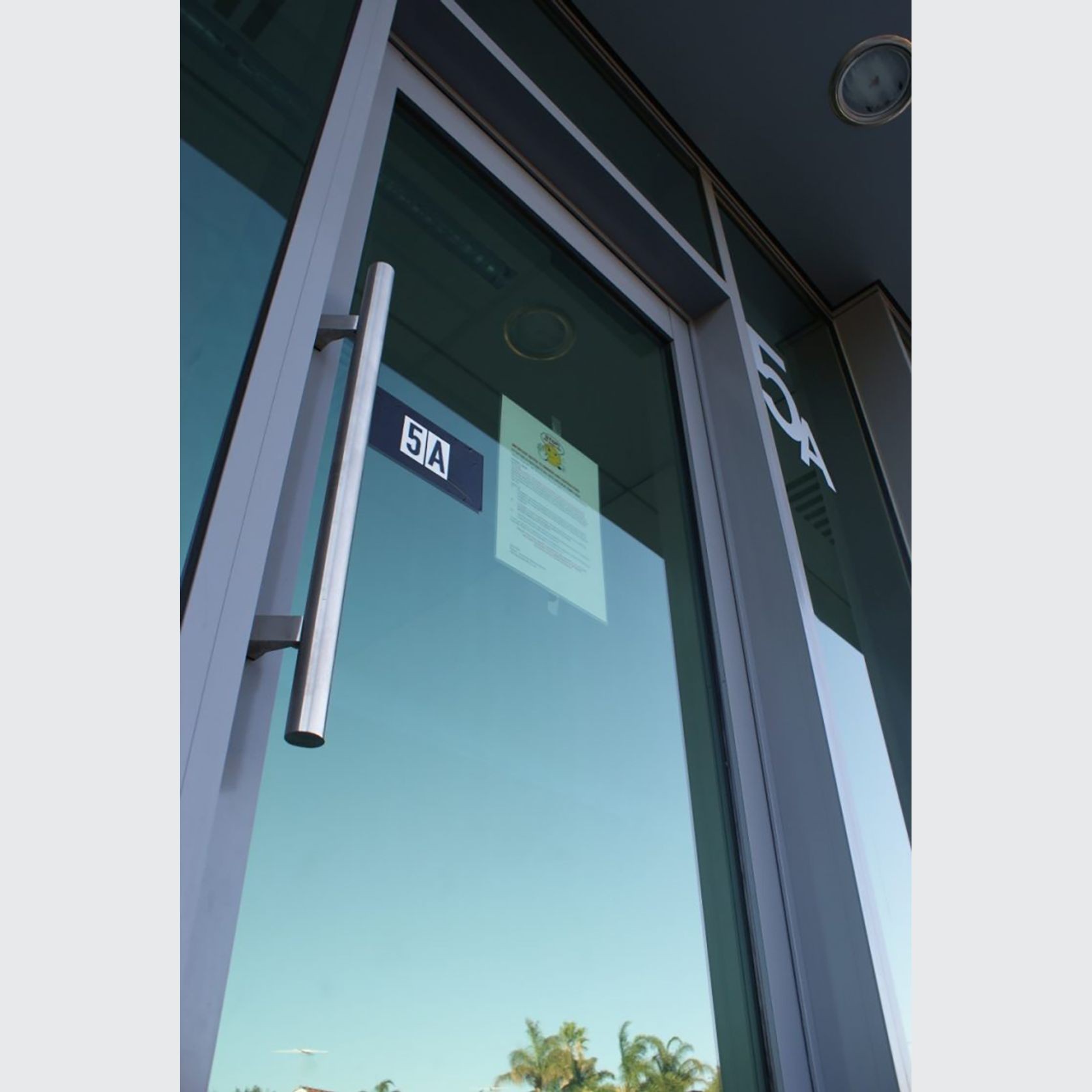 Zanda Round Offset Door Entrance Pull Handle | ArchiPro AU