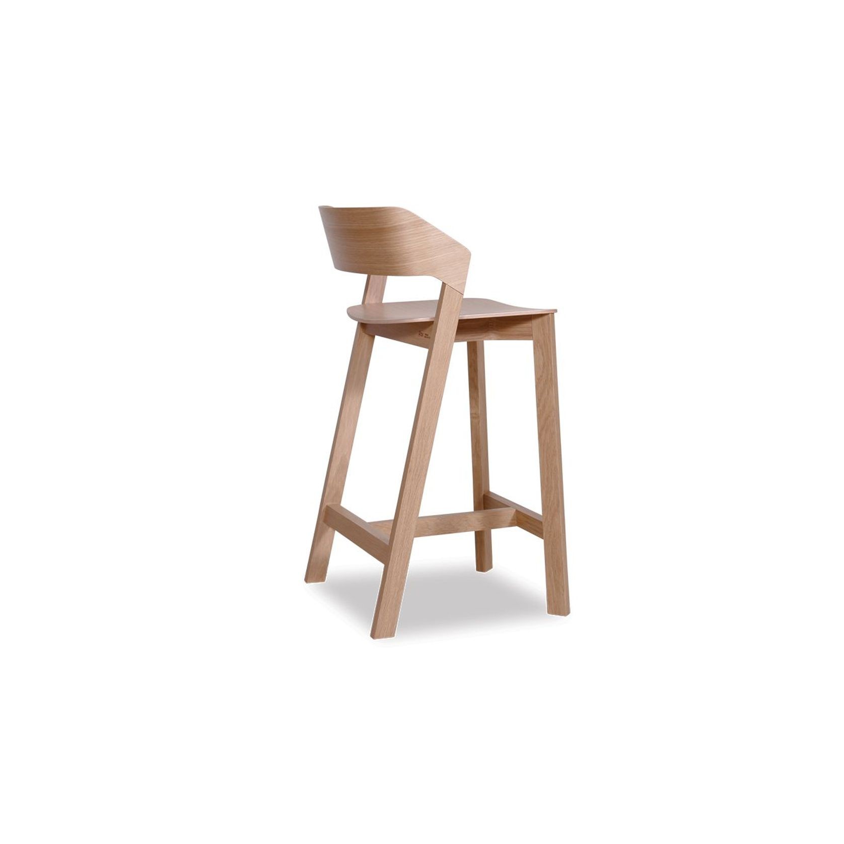Merano Stool - Natural Oak - by TON | ArchiPro AU