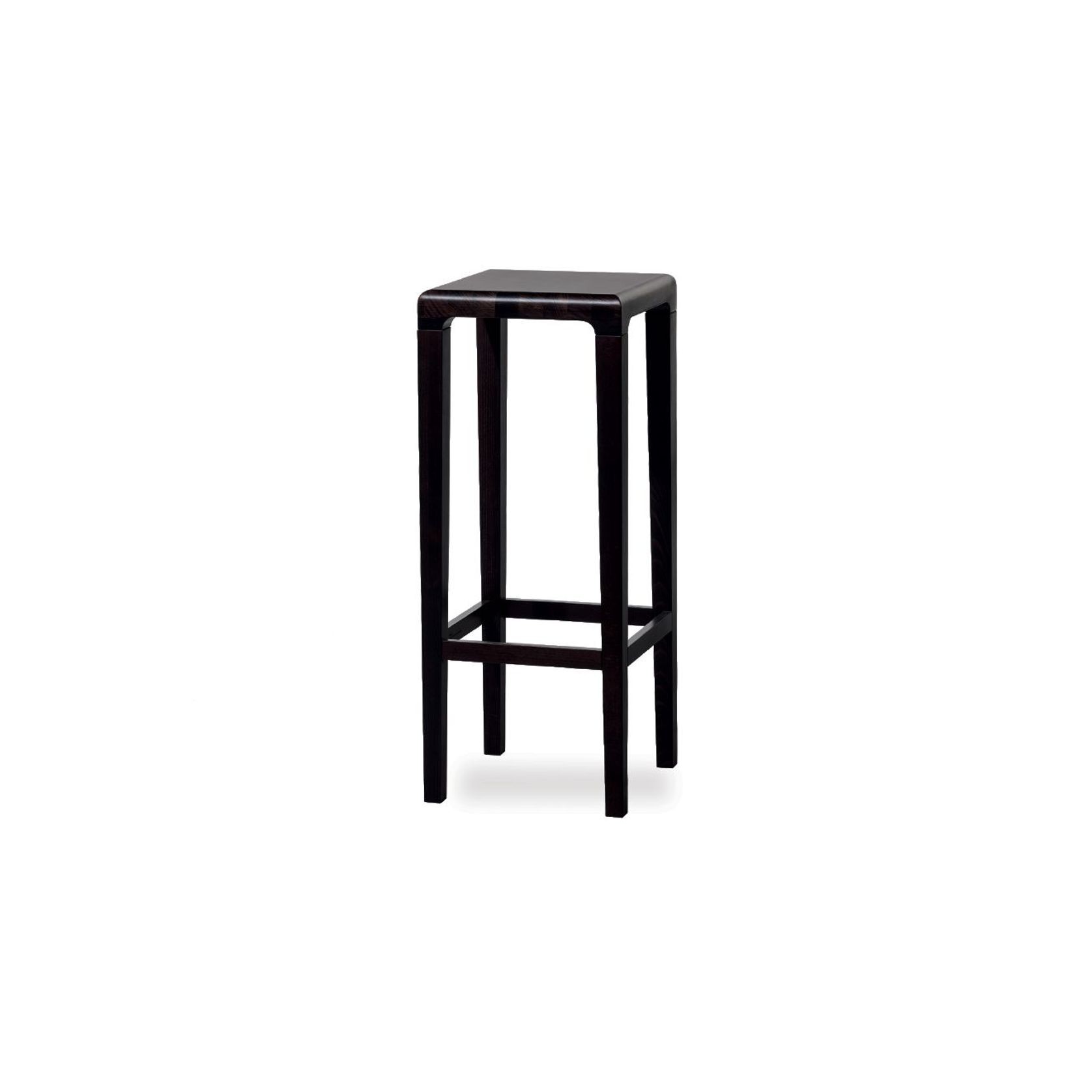 Rioja Bar Stool - Black Stained - 80cm - by TON | ArchiPro AU